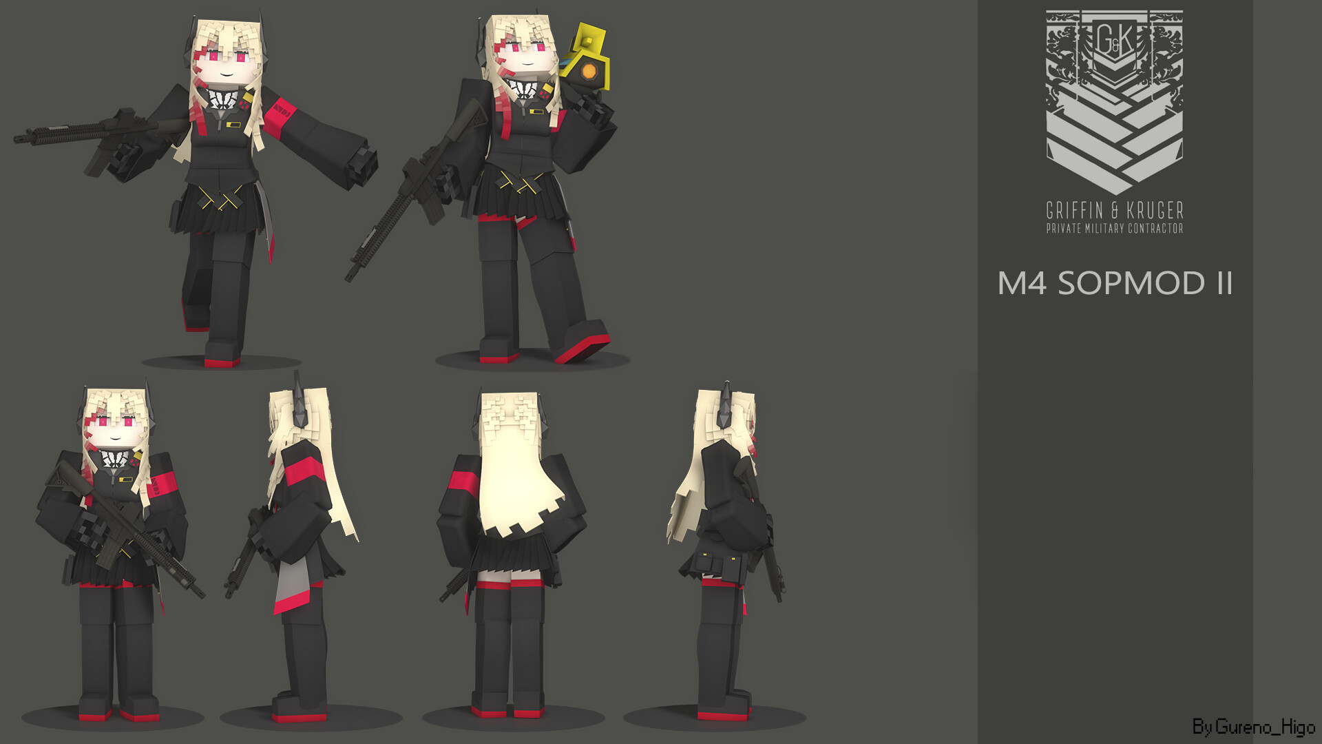 Gureno Higo - M4 SOPMOD (Girl Frontline)