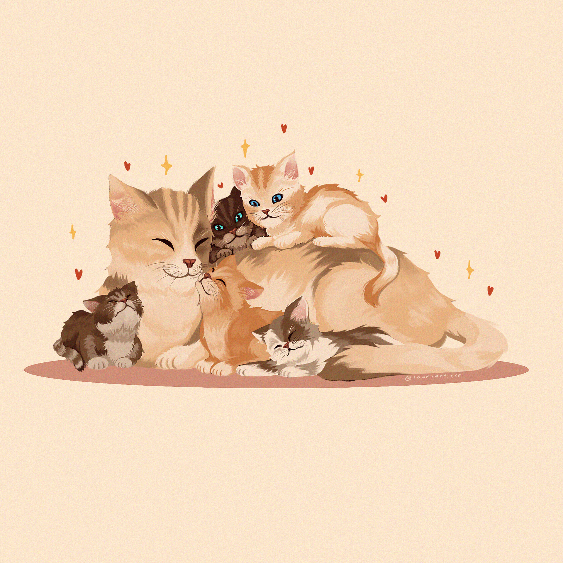 ArtStation - Cat Family