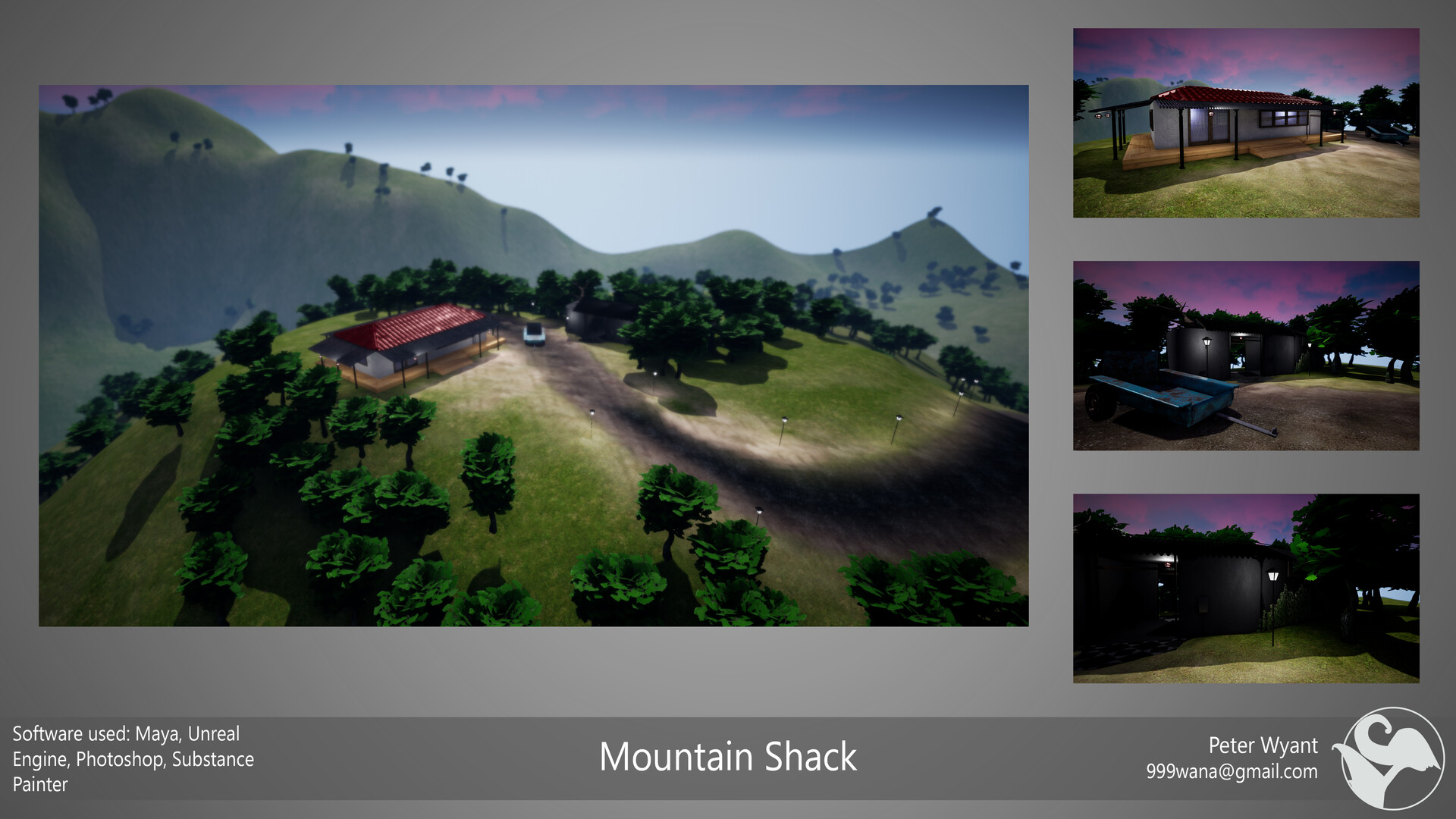 ArtStation - Mountain Shack