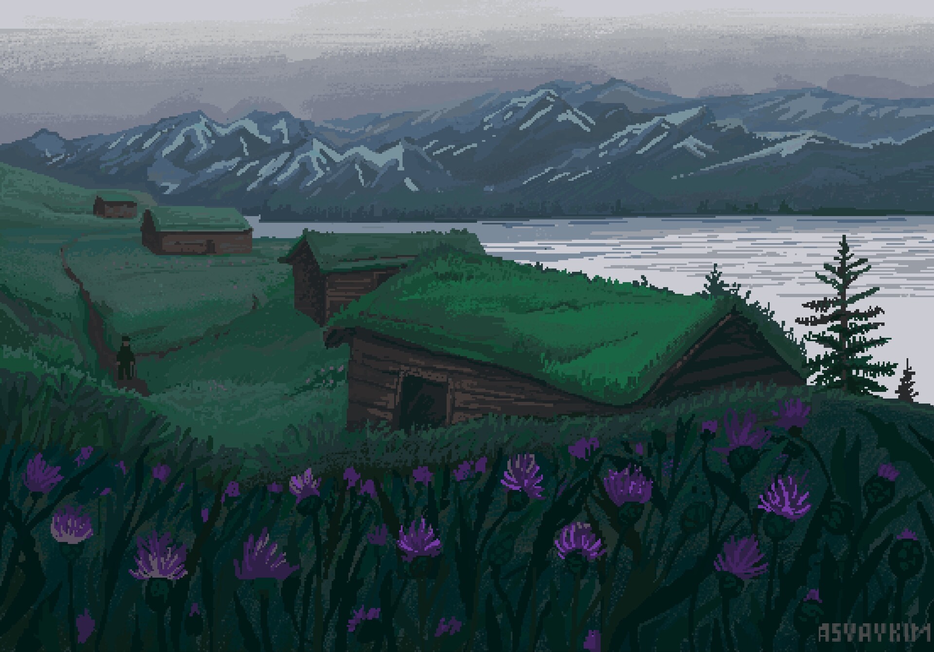 ArtStation - Pixel world straight from my fantasy