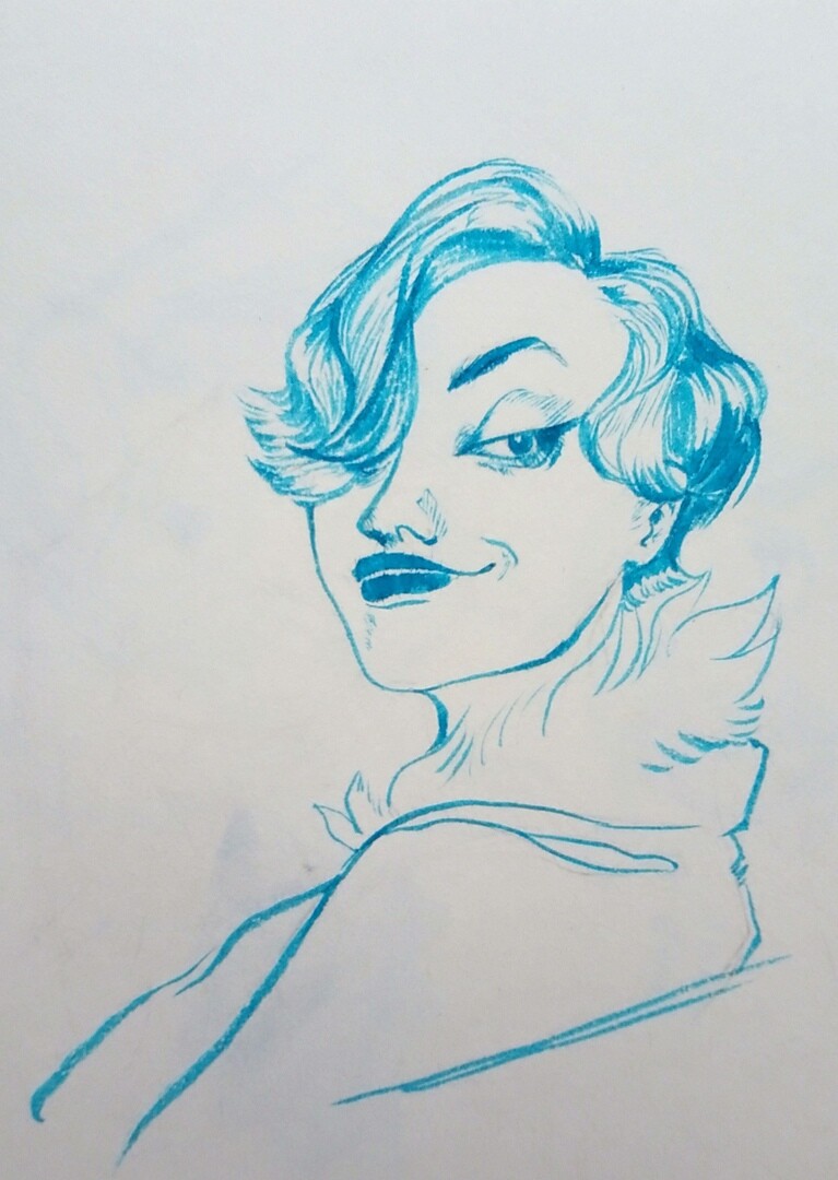 ArtStation - Blue ink