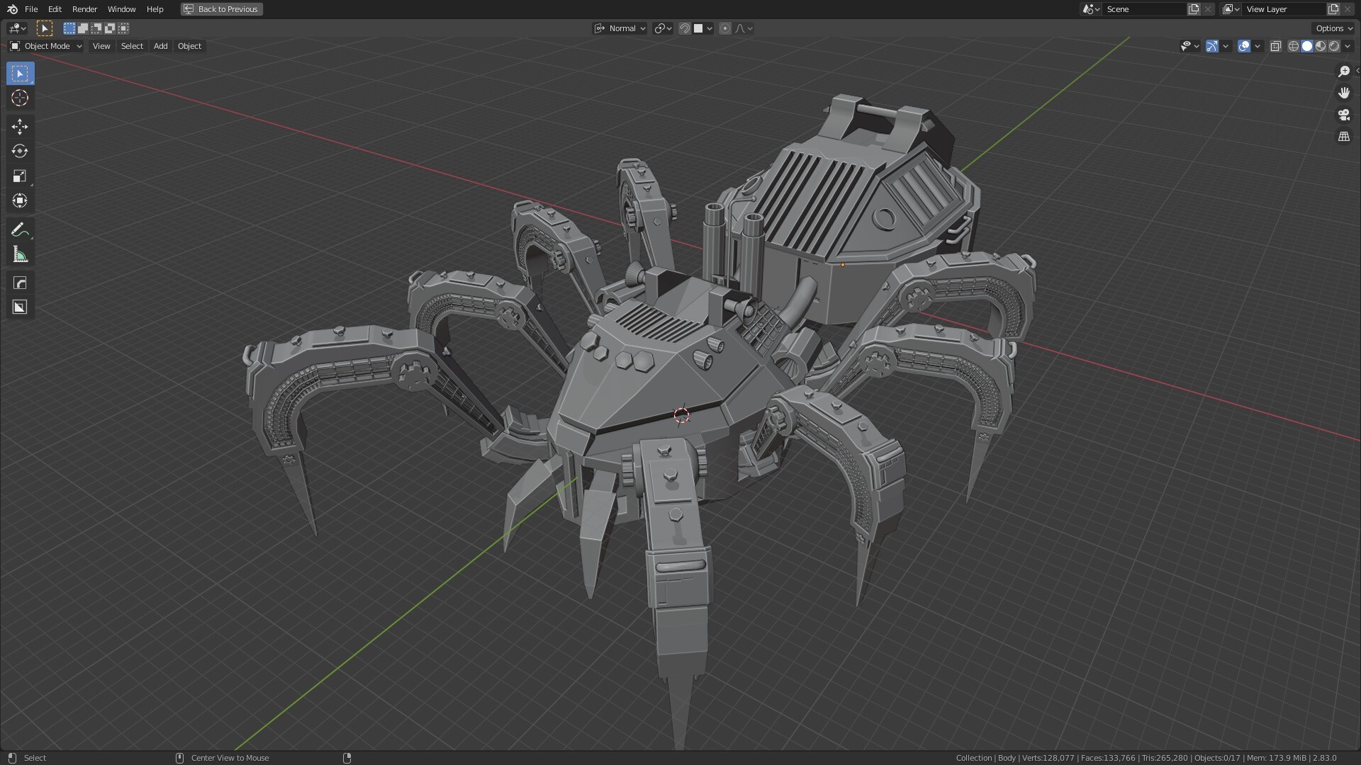 ArtStation - Robot Spider (Pauk 3)