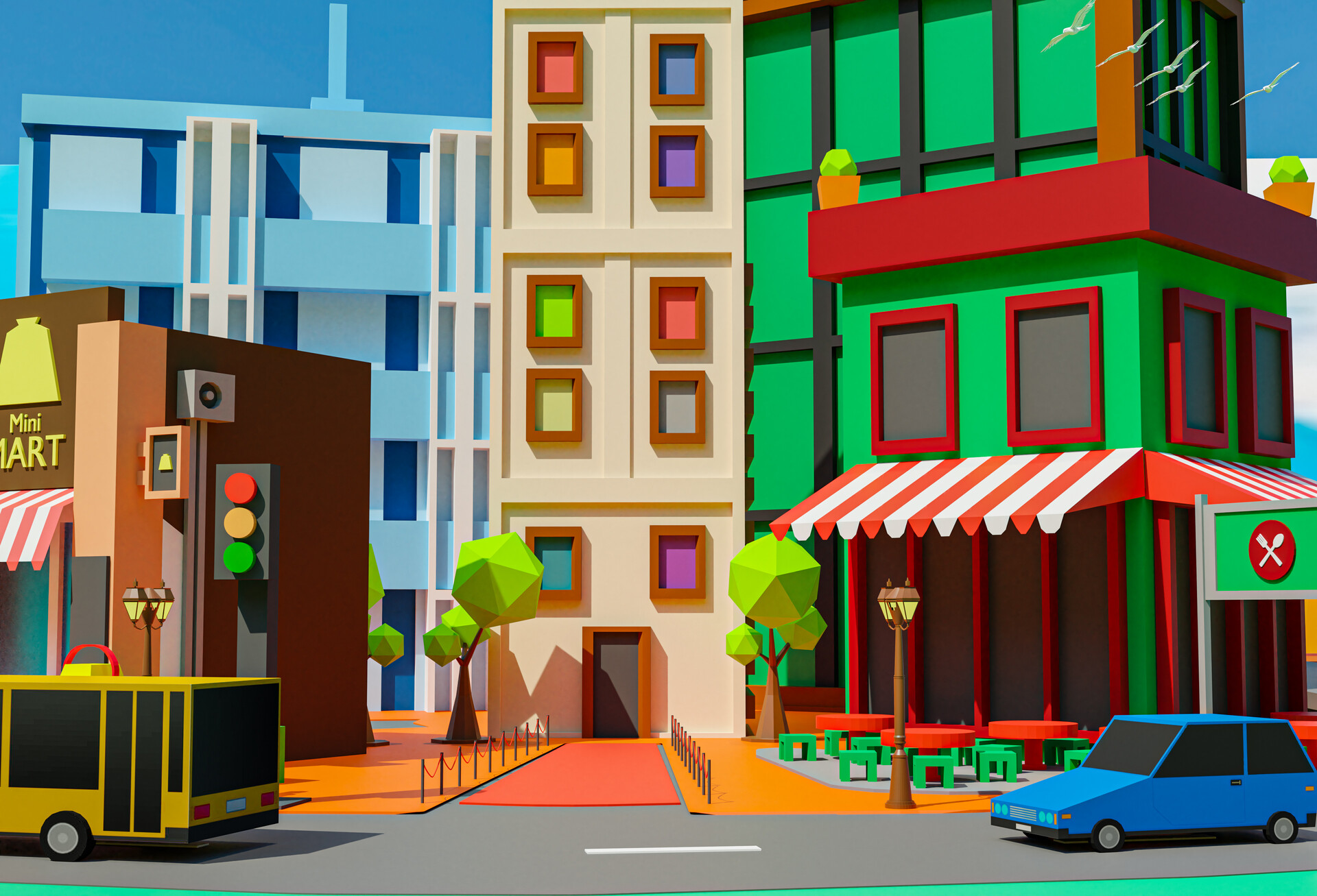 ArtStation - A Peaceful city