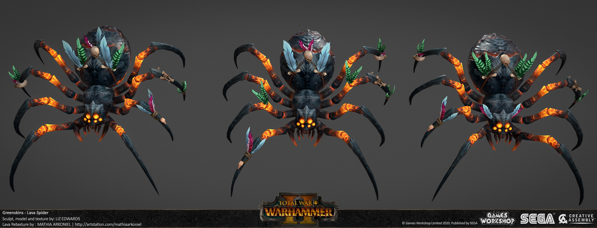Total War: Warhammer 2 – Lava Spider by Mathia Arkoniel : r ...