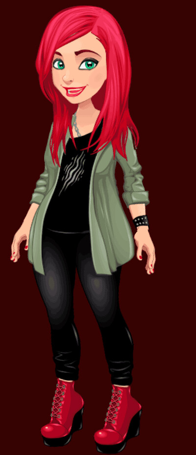 ArtStation - girl idle