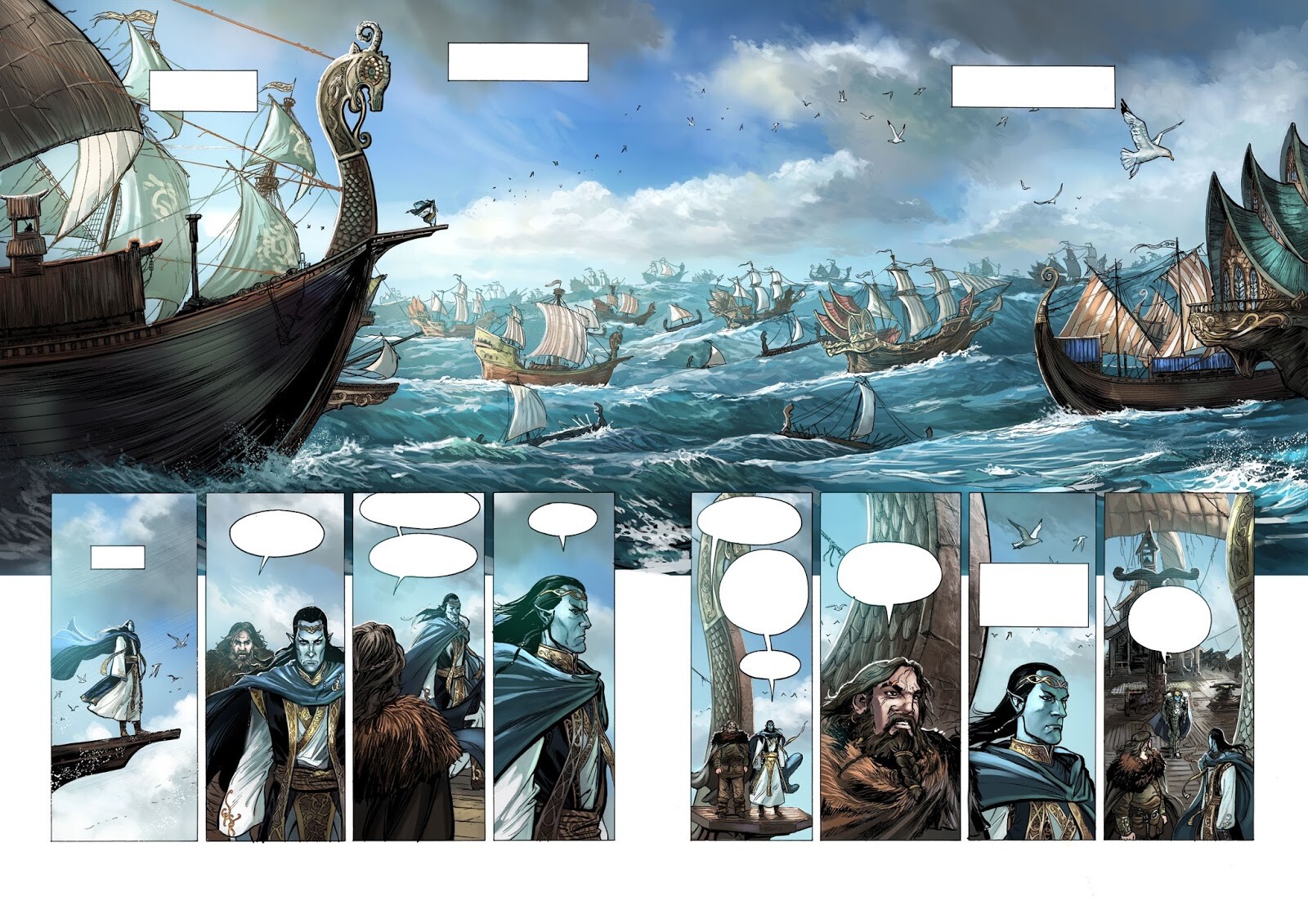 ArtStation - Comic page 06-07 from BD elfes tome 16. Colors by Olivier ...