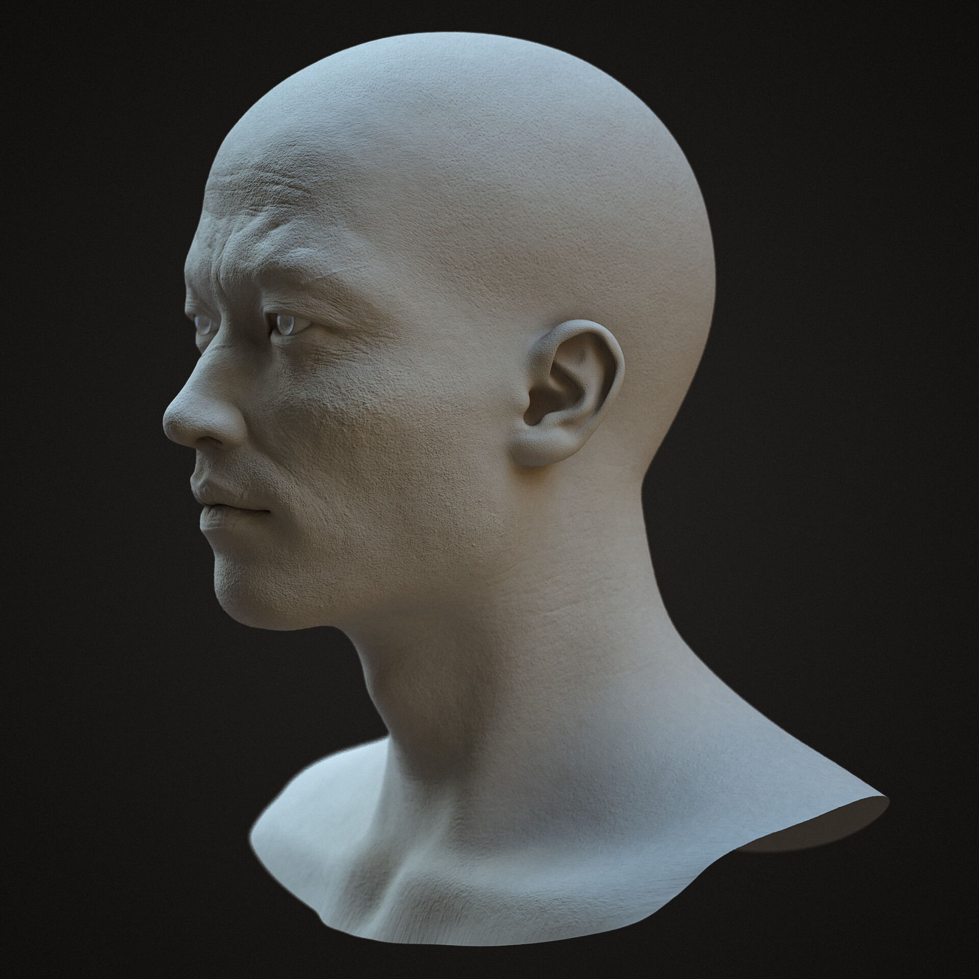 Eric Yin - Male Head Practice