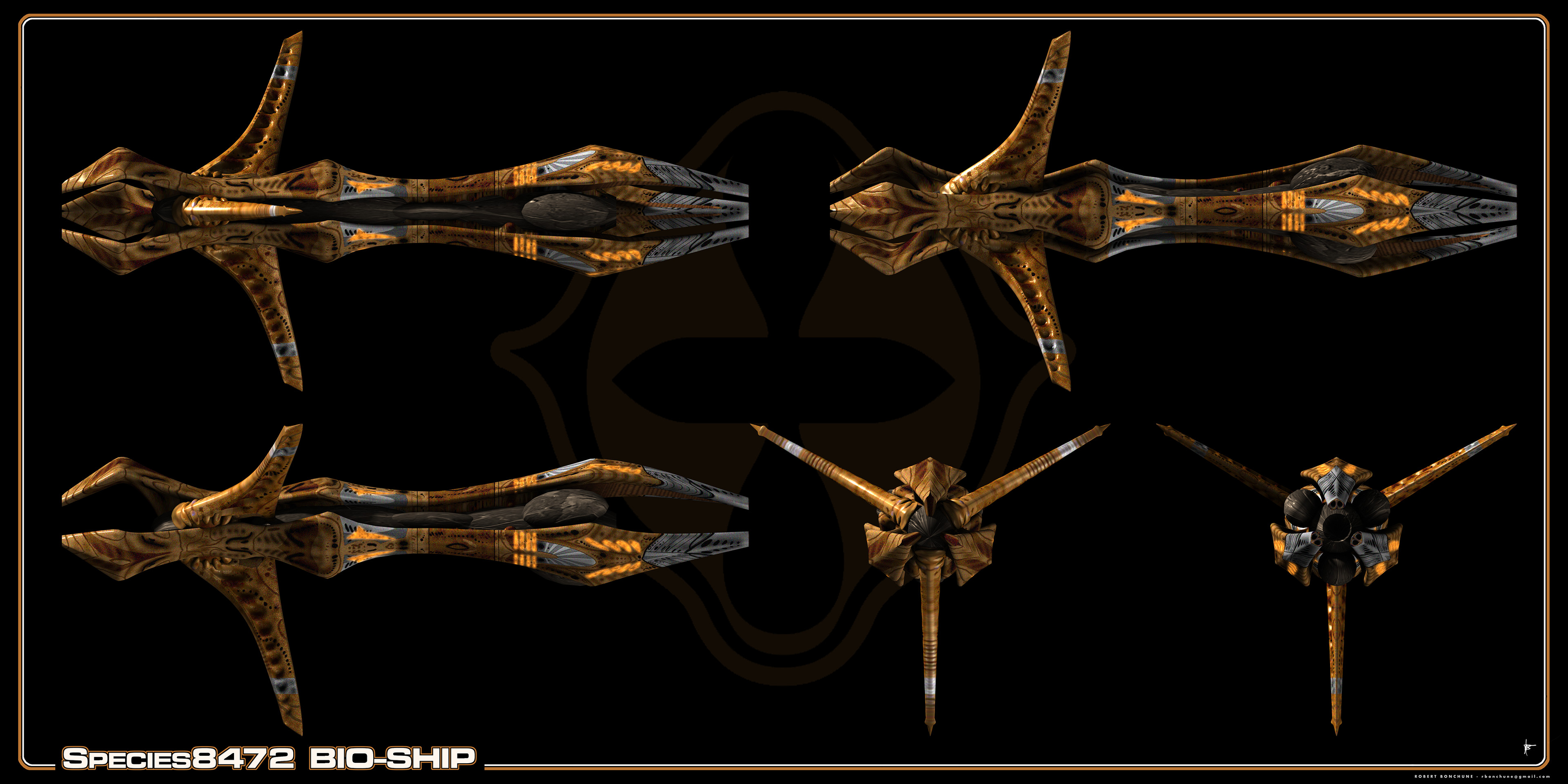 Robert Bonchune - Species8472 Bio-Ship (Star Trek: Voyager)