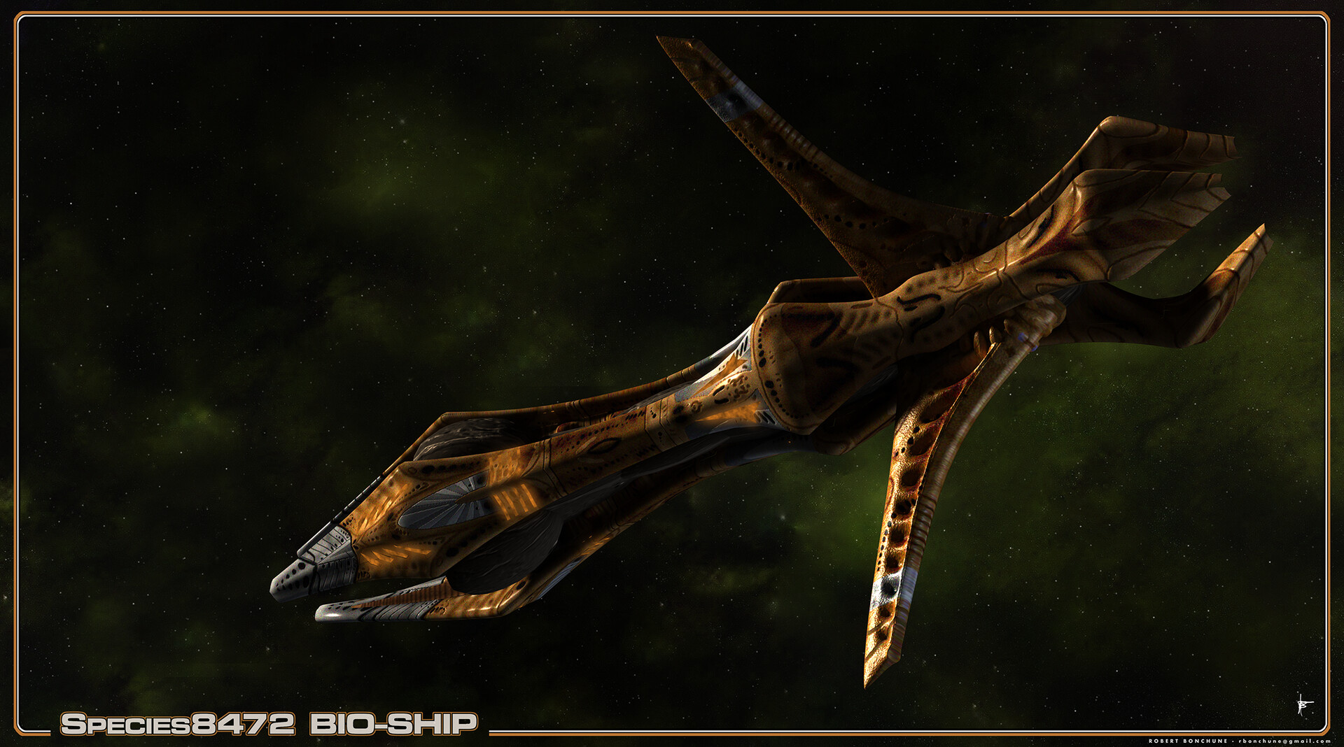 Robert Bonchune - Species8472 Bio-Ship (Star Trek: Voyager)