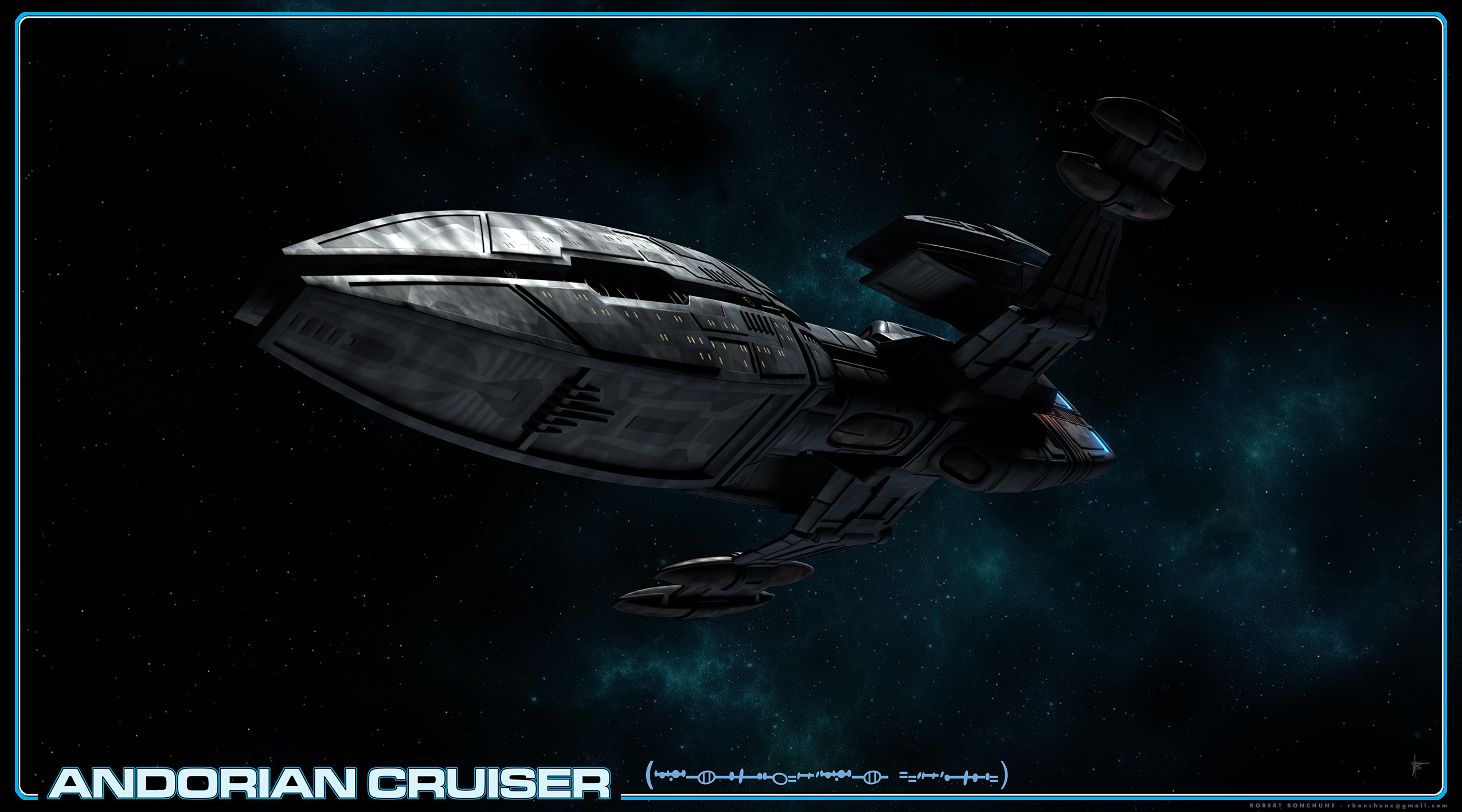 Robert Bonchune - Andorian Cruiser (Star Trek: Enterprise)
