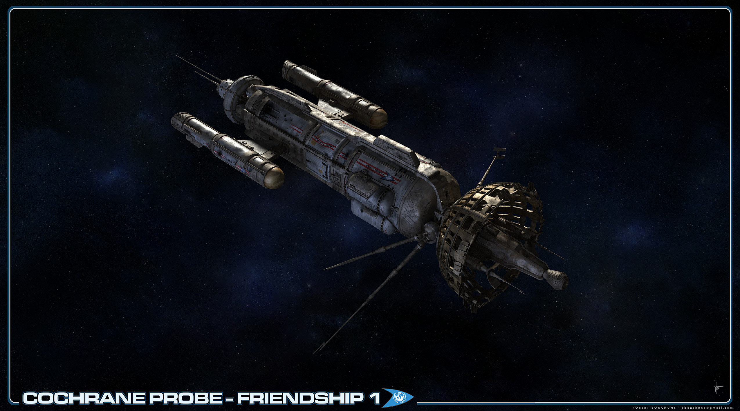 Robert Bonchune - Cochrane Probe - Friendship 1 (Star Trek: Voyager)