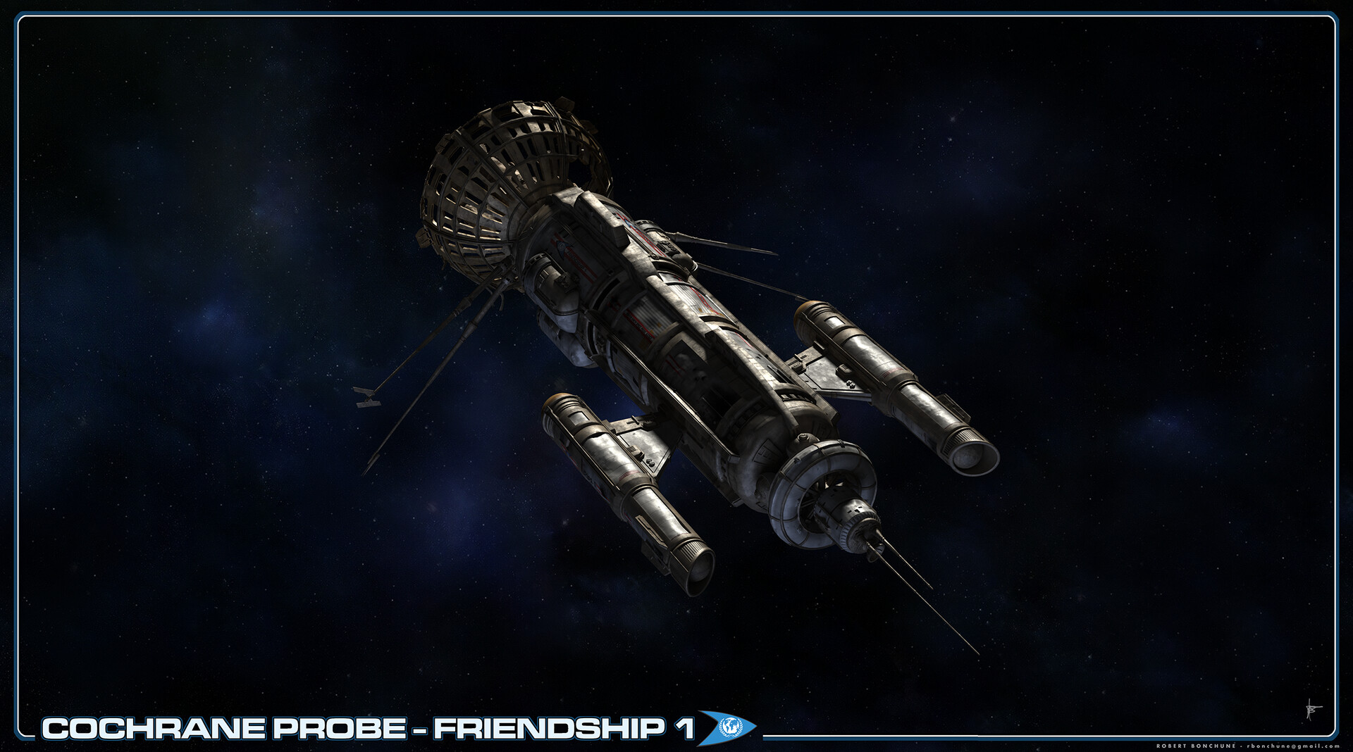 Robert Bonchune - Cochrane Probe - Friendship 1 (Star Trek: Voyager)