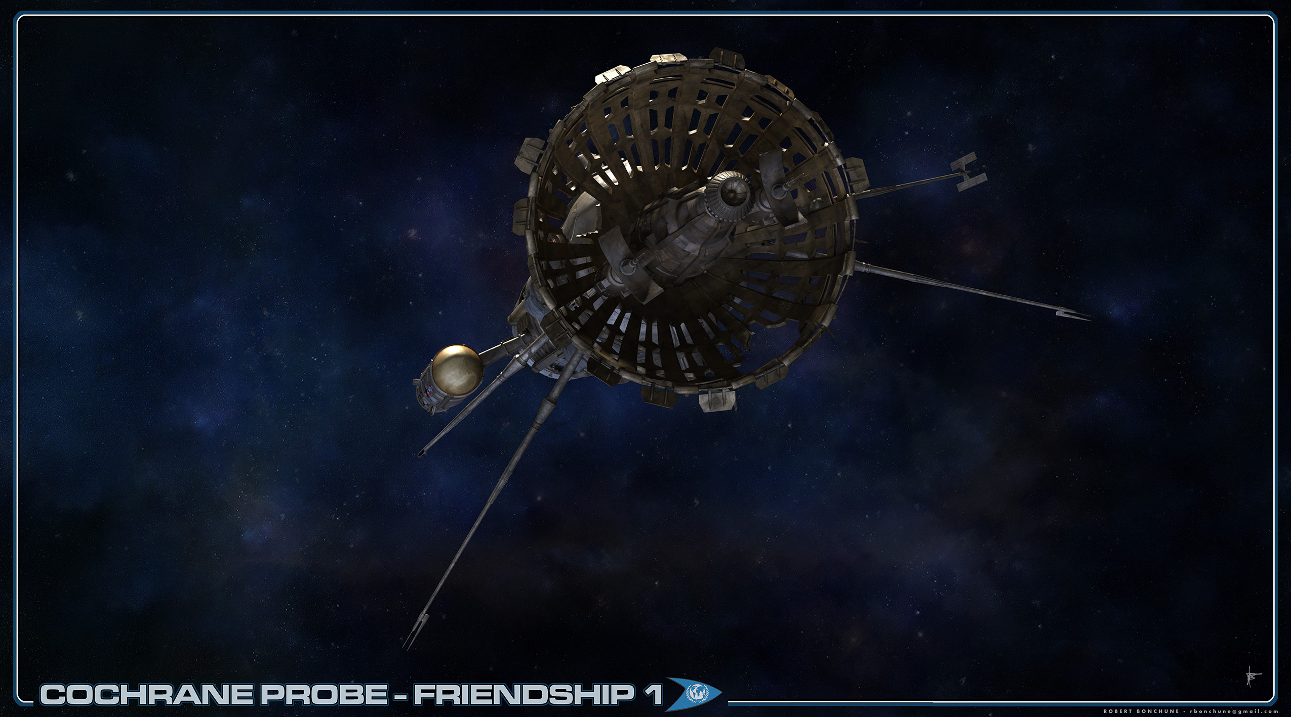 Robert Bonchune - Cochrane Probe - Friendship 1 (Star Trek: Voyager)