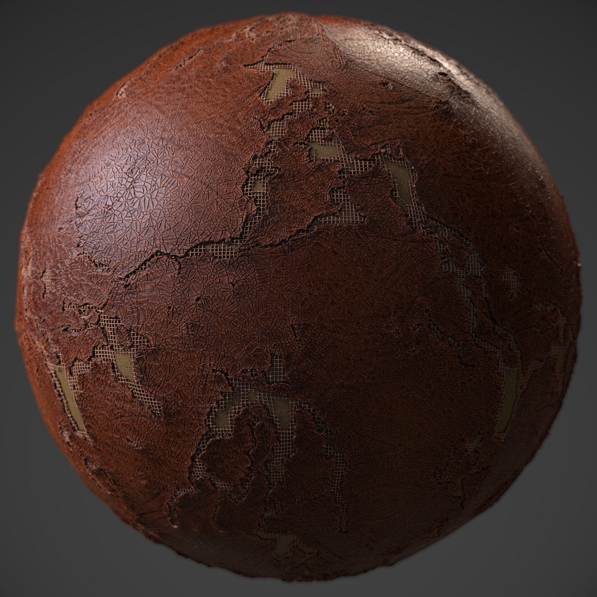 Daniel Herbst - Old Leather - Substance Designer
