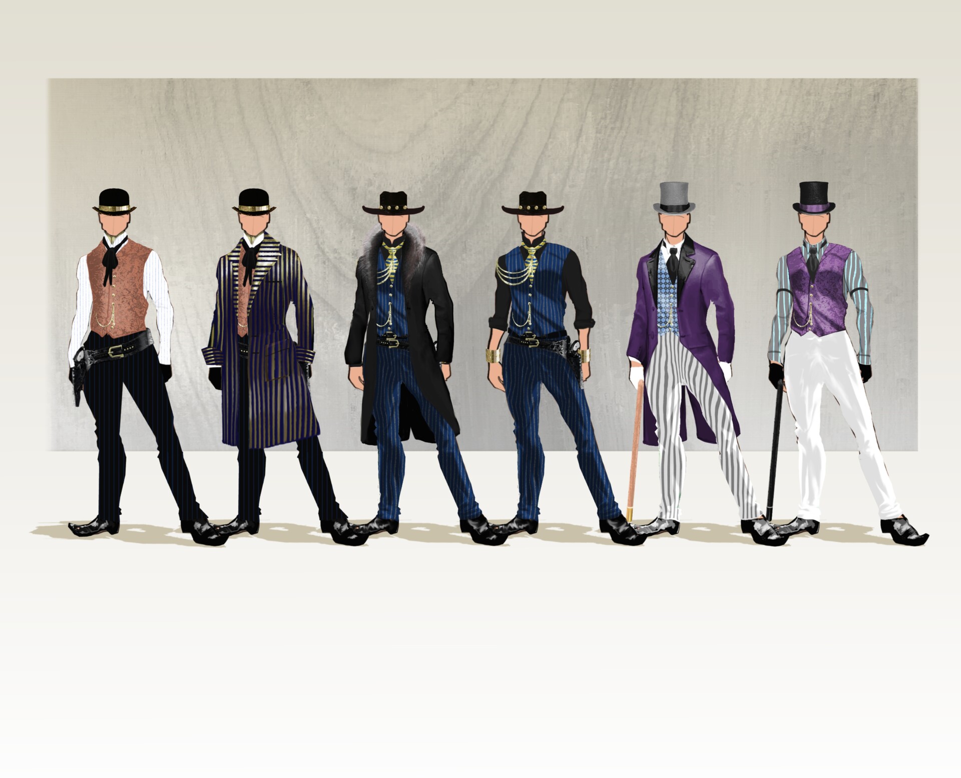 ArtStation - Cowboy Costume Concepts