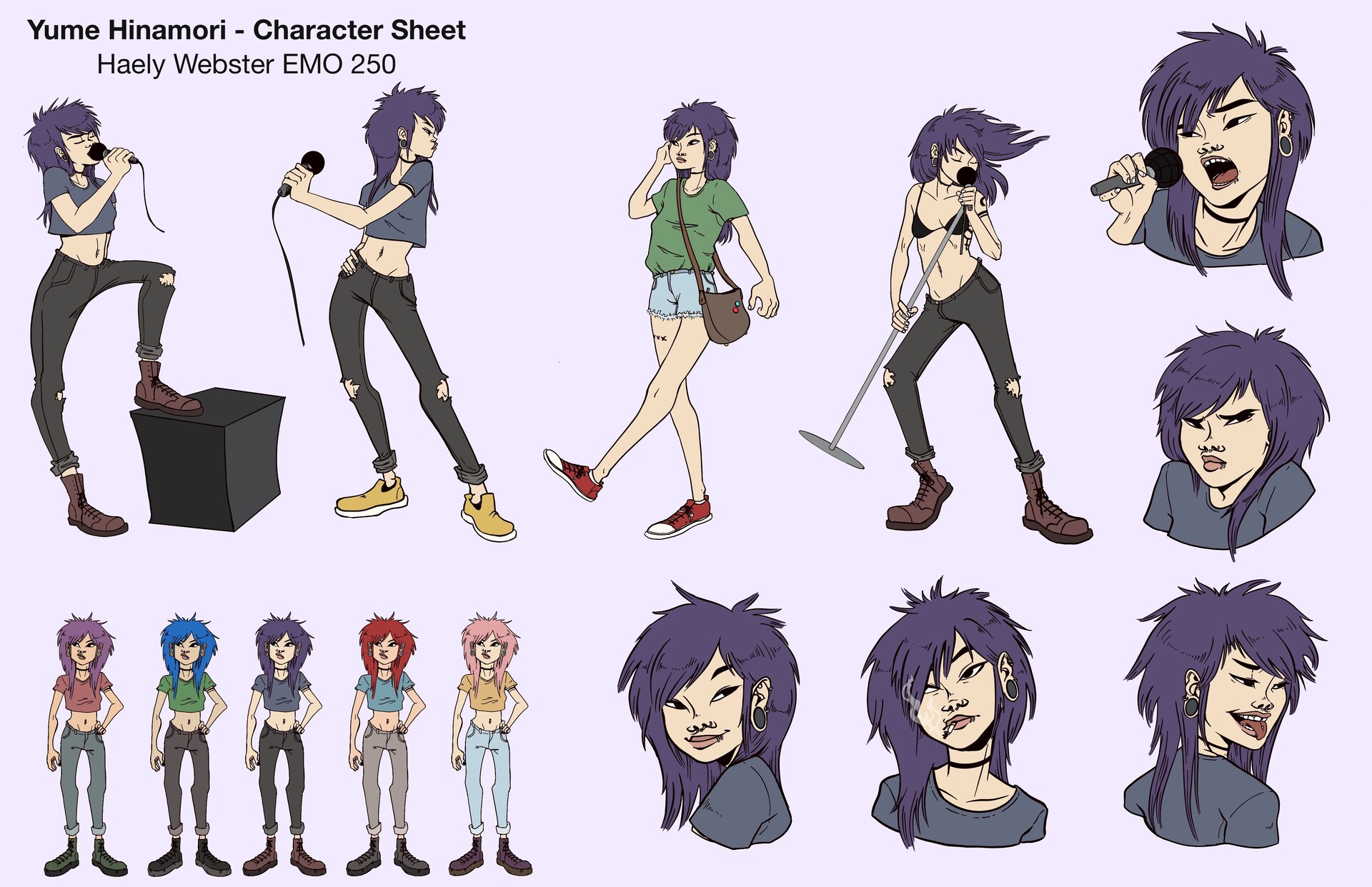 ArtStation - Yume Character Sheet