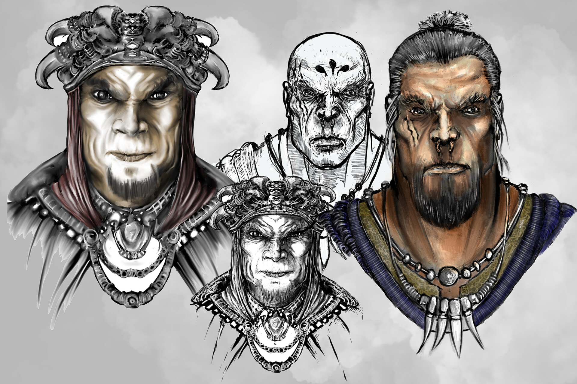 ArtStation - tribe character