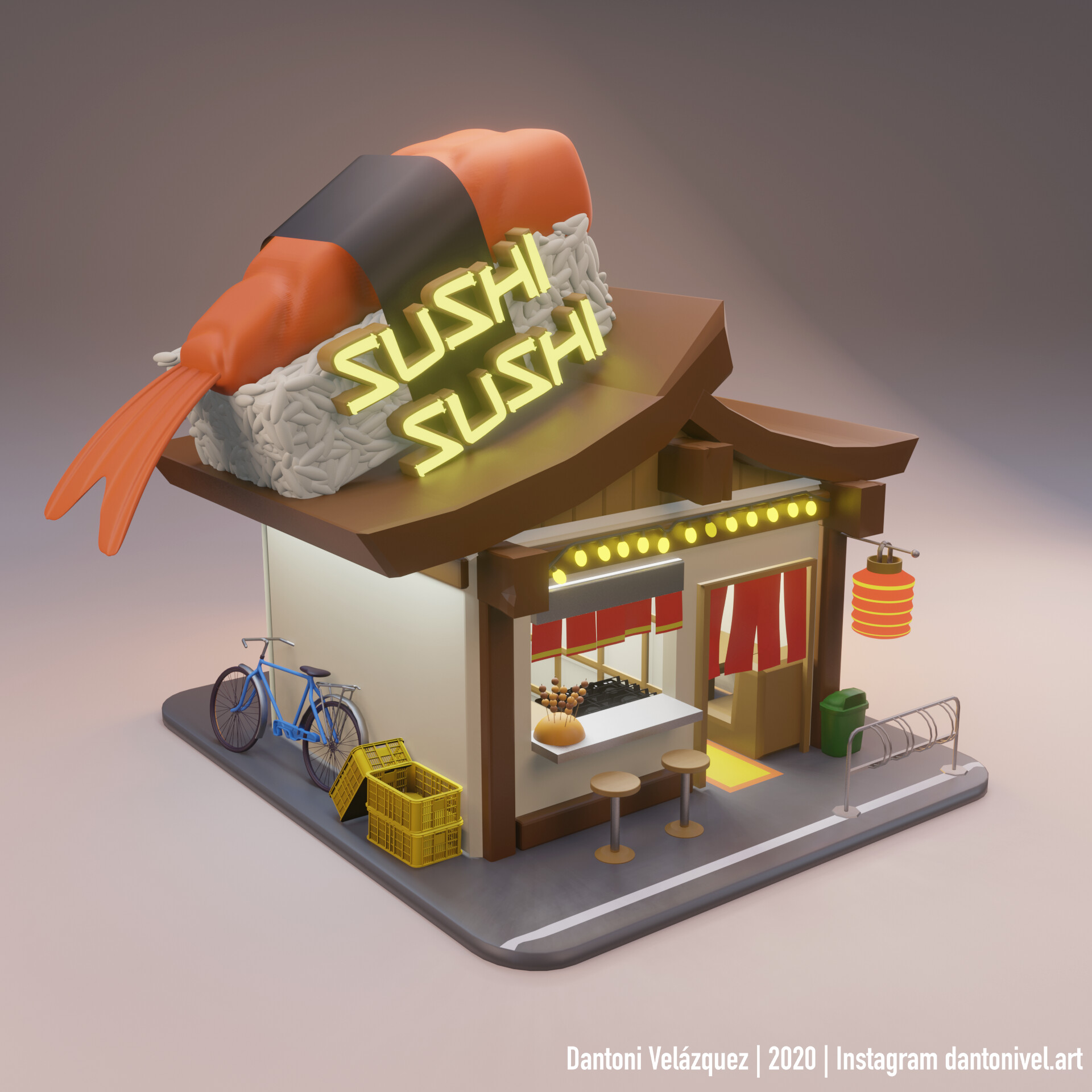 ArtStation - Sushi-Sushi