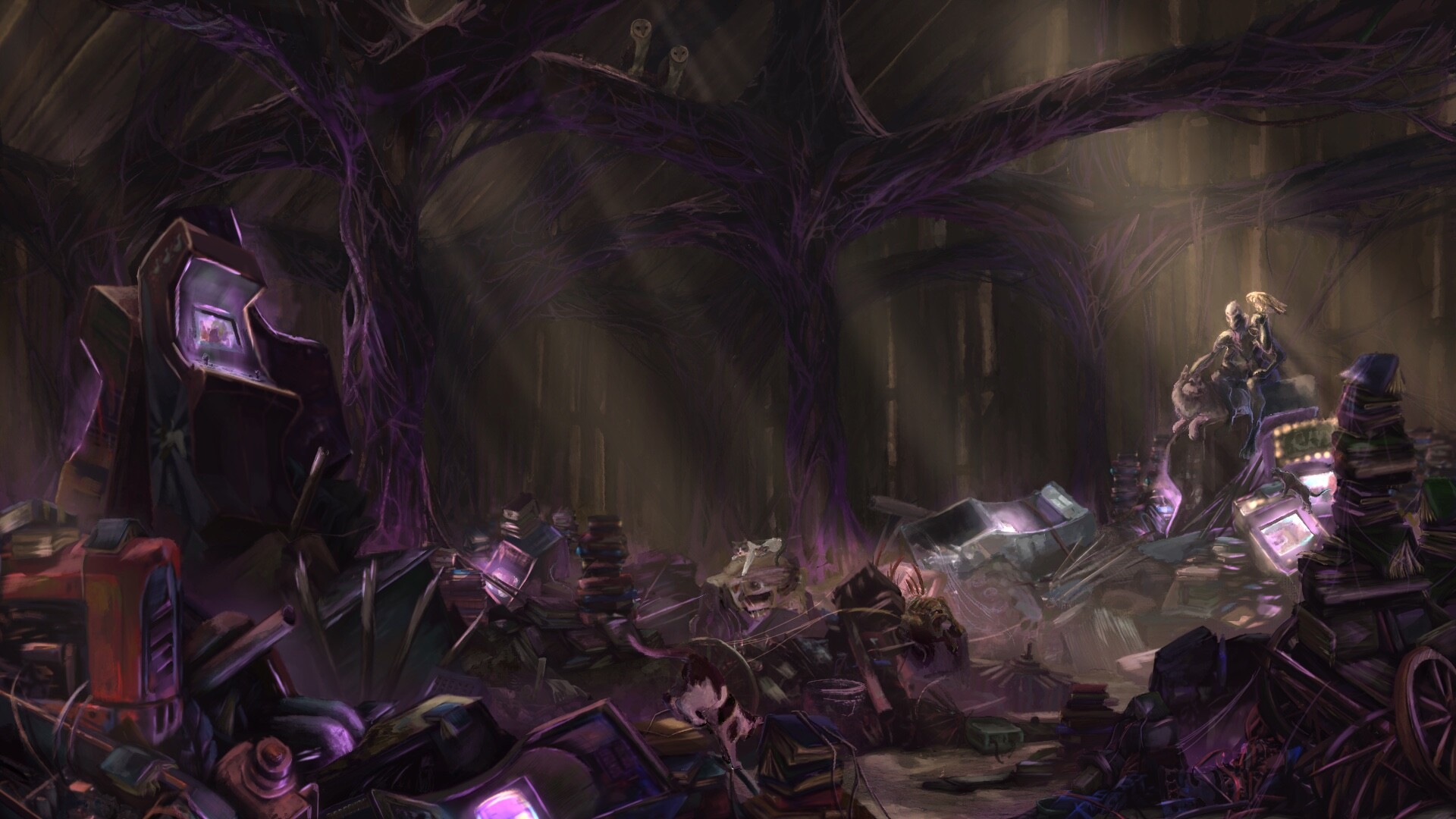 ArtStation - Alien in the Barn