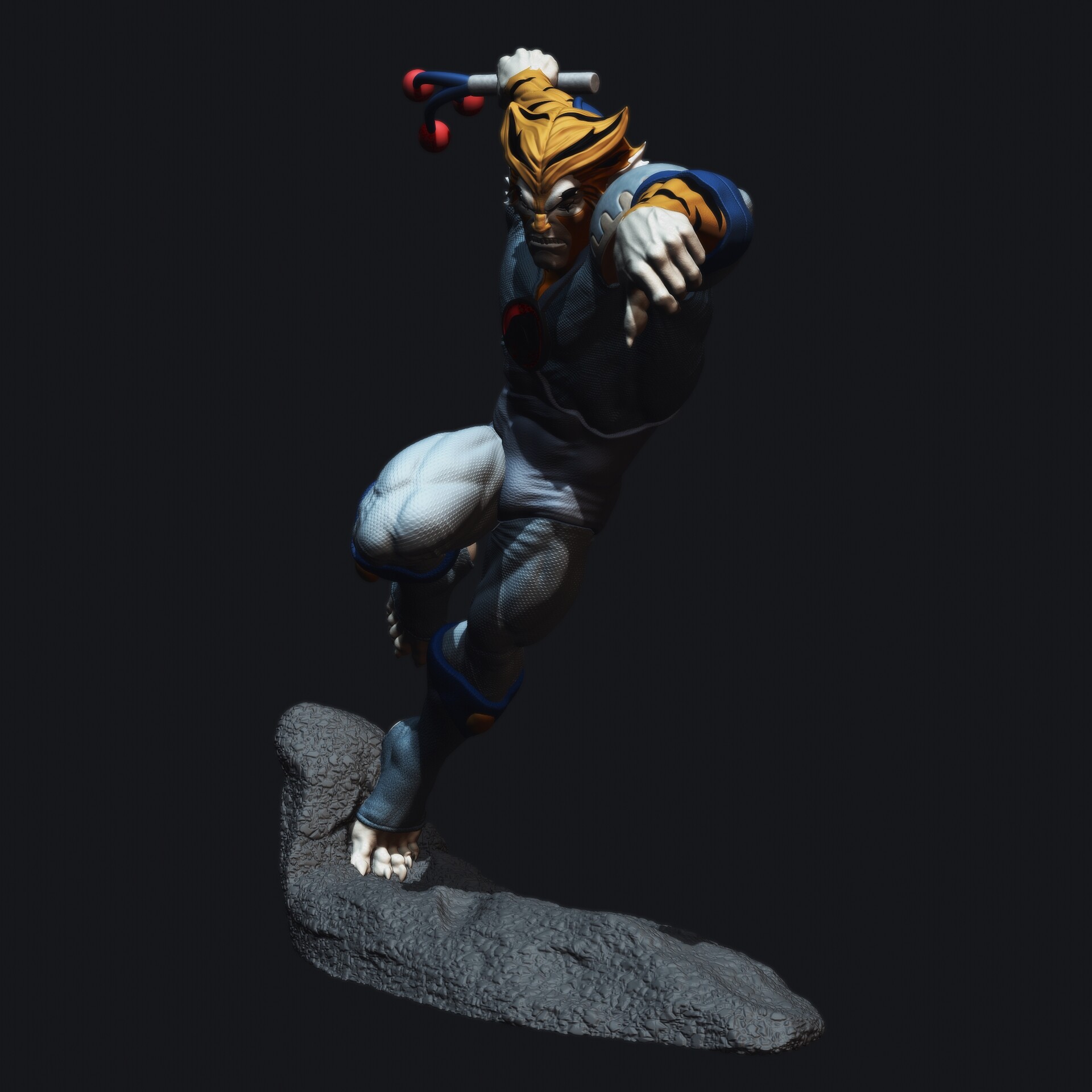 CG Pyro Digital Art - 💥 Thundercats Tygra STL for 3D printing Fanart ...