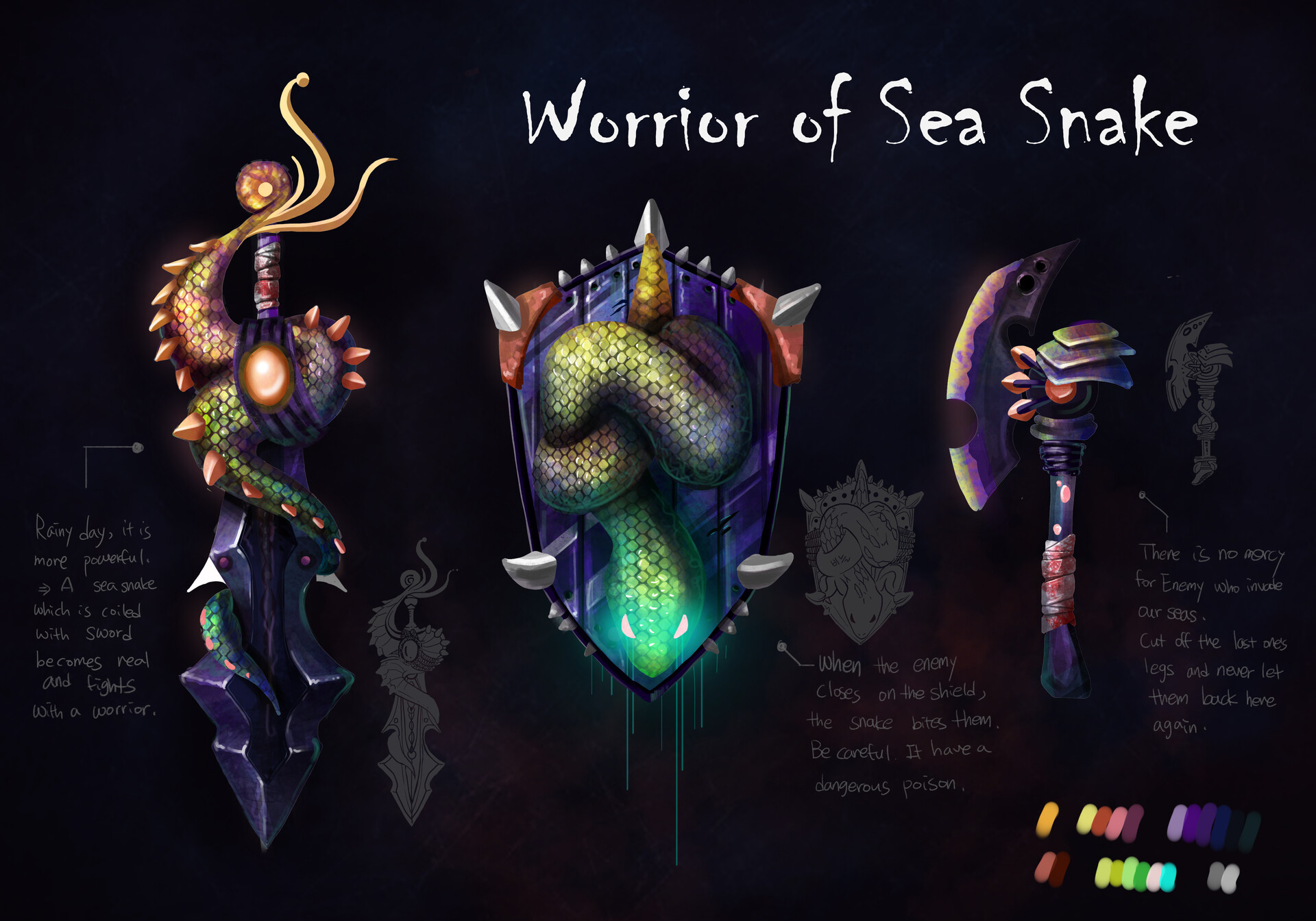 ArtStation - Game_Weapon_Design_01