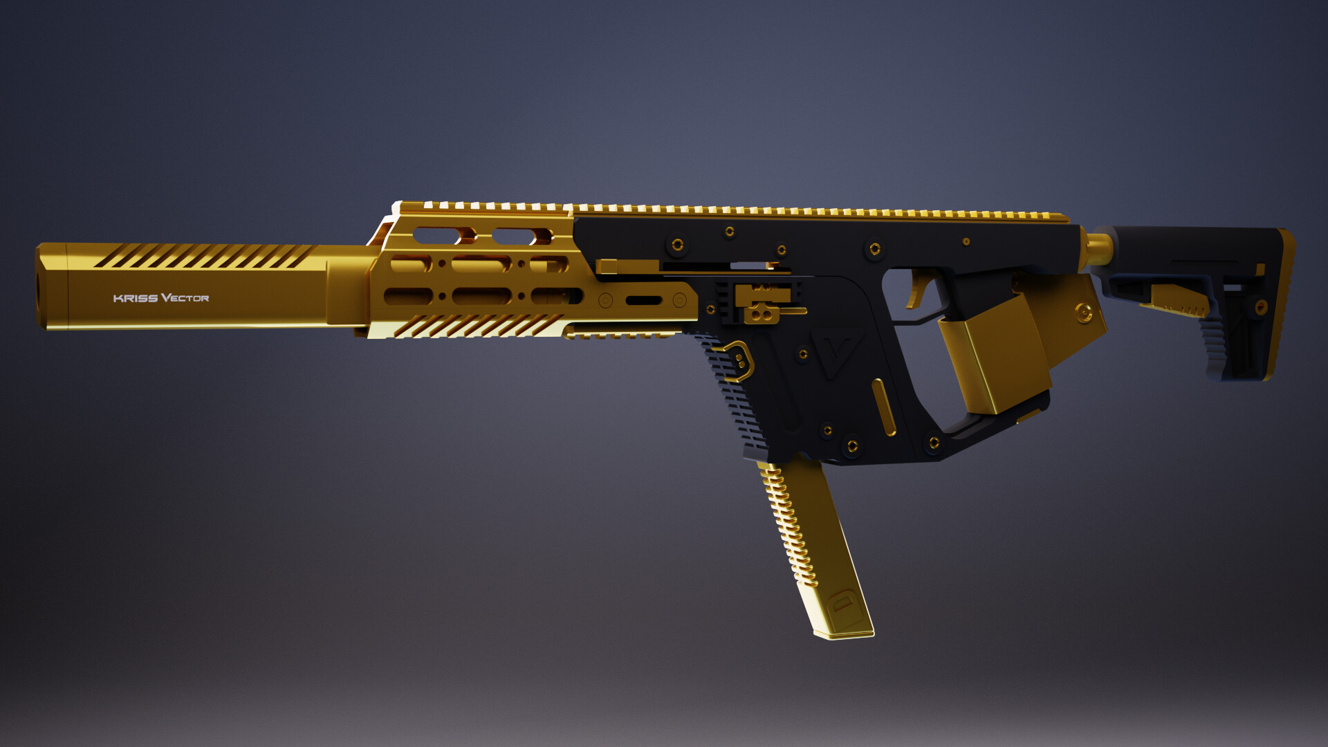 ArtStation - Kriss Vector in Black Gold