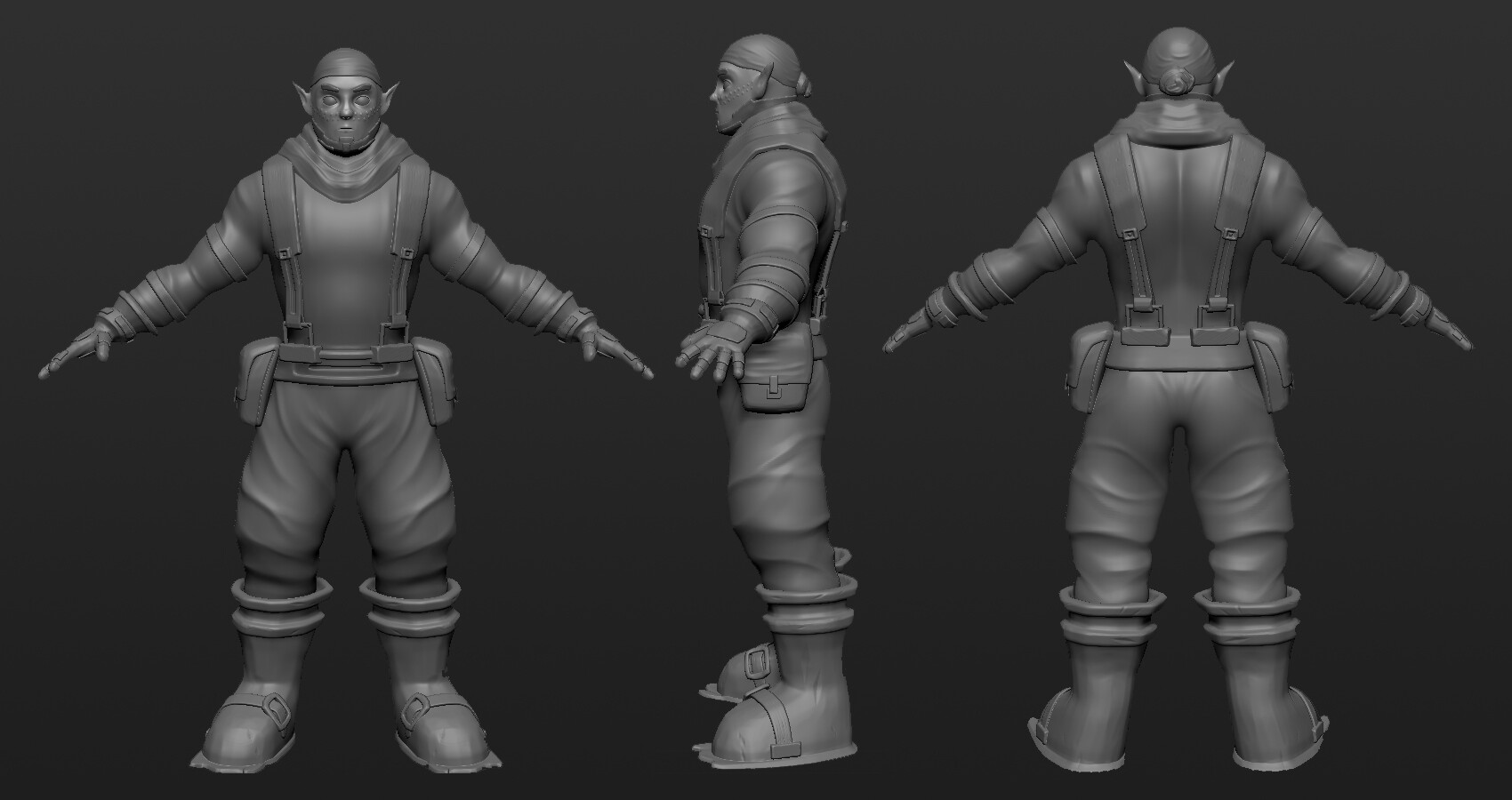 fjavierod - Rocric. A low poly videogame character