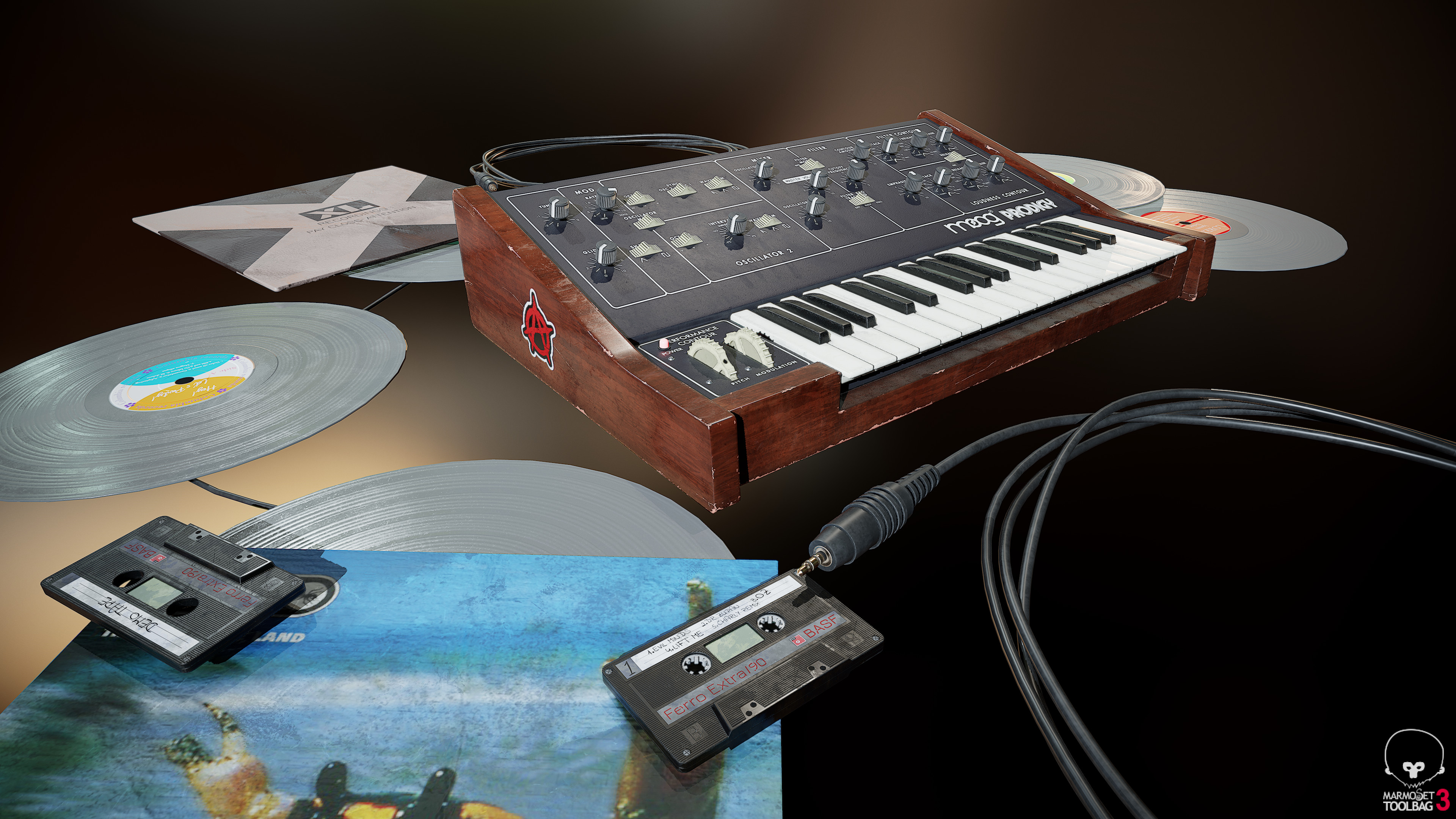 Yelisei Kulesh - Moog prodigy synthesizer