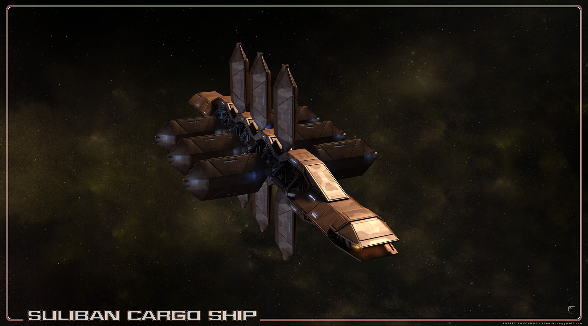 Robert Bonchune - Suliban Cargo Ship (Star Trek: Enterprise)