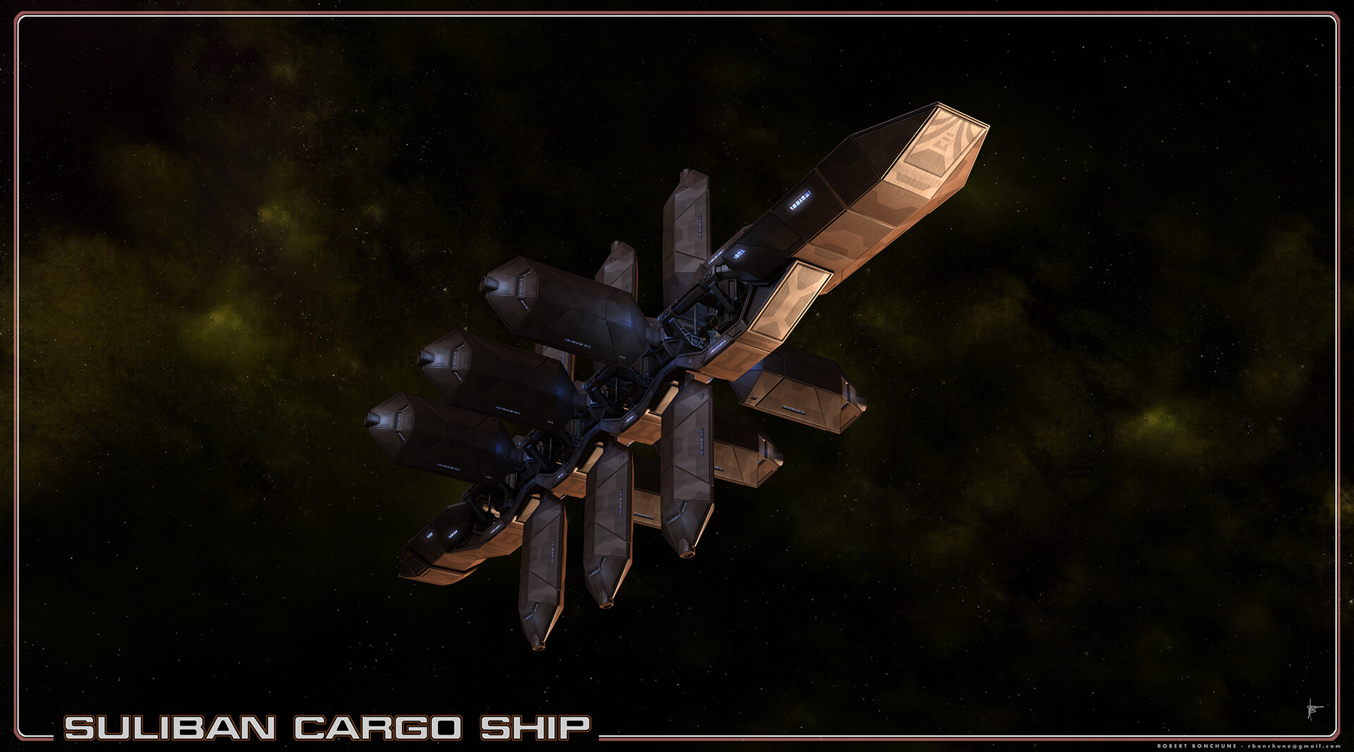 Robert Bonchune - Suliban Cargo Ship (Star Trek: Enterprise)