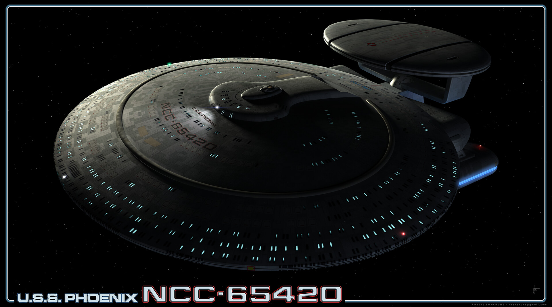 ArtStation - U.S.S. Phoenix (Star Trek: Voyager, Star Trek: Deep Space ...