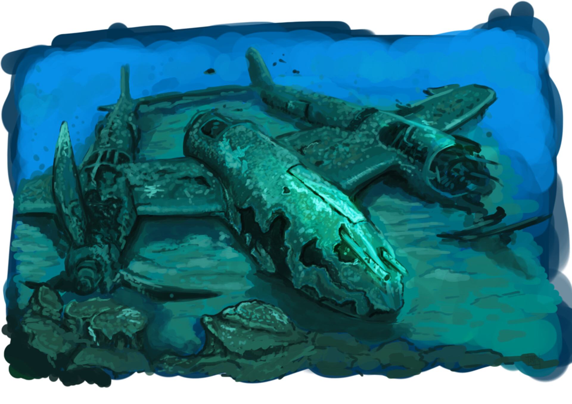 ArtStation - Environment.Studies-THE DEEP OCEAN.01