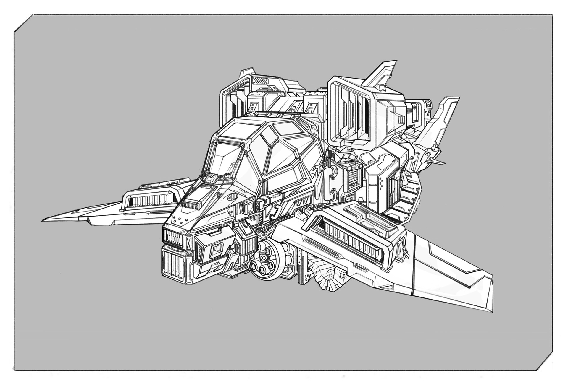 ArtStation - Bulky Jet Design