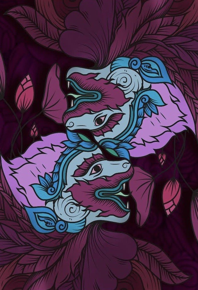 Borachhay Russell - Khmer Mask (Inspired from Lakhon Khol)