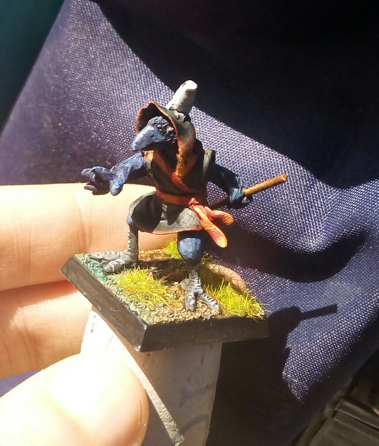ArtStation - Kenku miniature finished