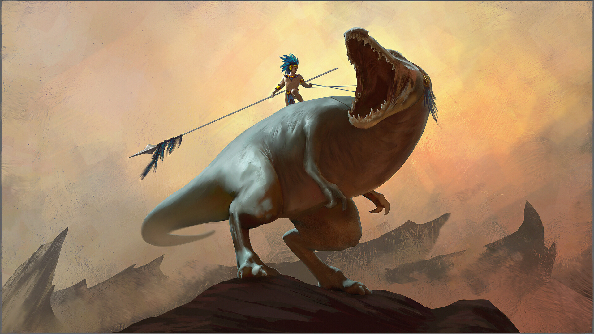 ArtStation - Tengorn, the Gurn rider