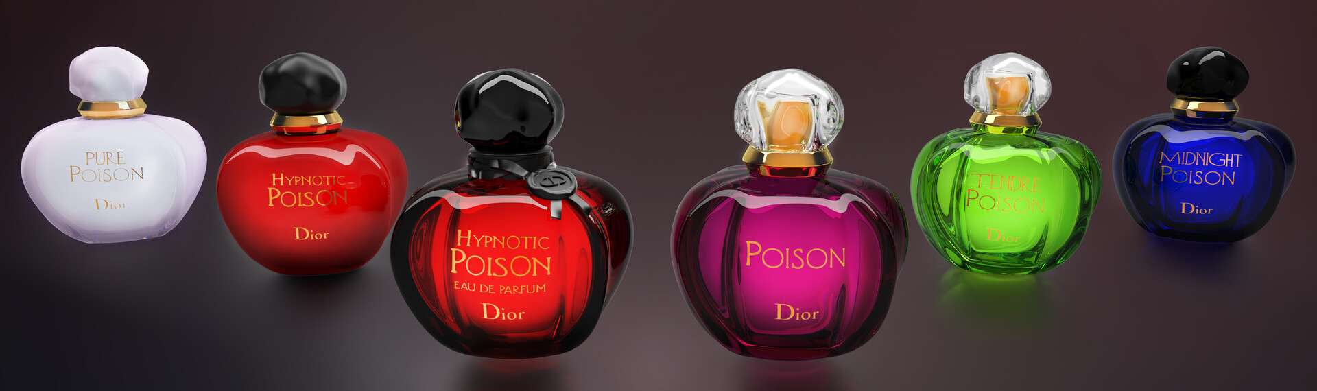 ArtStation - Packshot Parfun DIOR Poison