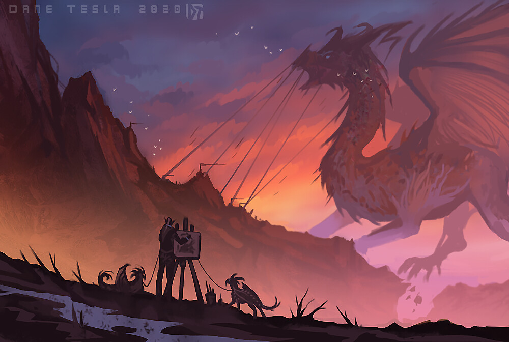 ArtStation - painting from nature