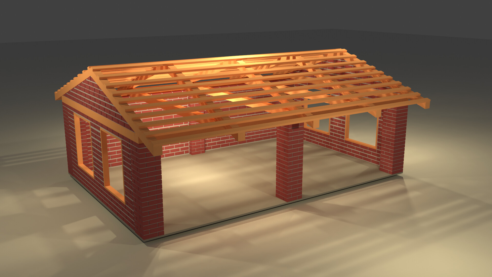 ArtStation - Storage Shed / Garage | Construction | Architecture | Low-Poly