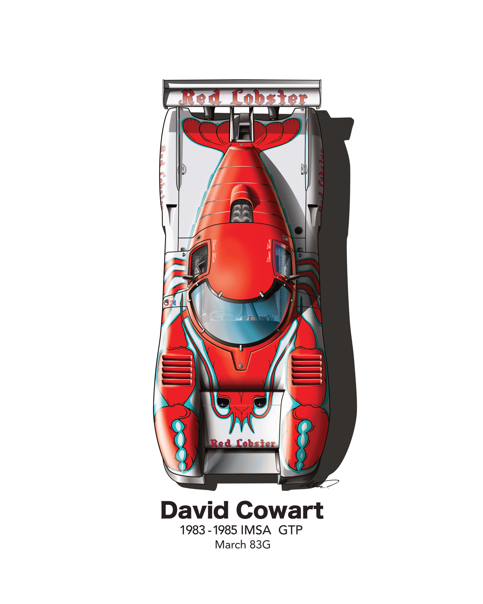 ArtStation - Iconic Red Lobster liveried March racing car