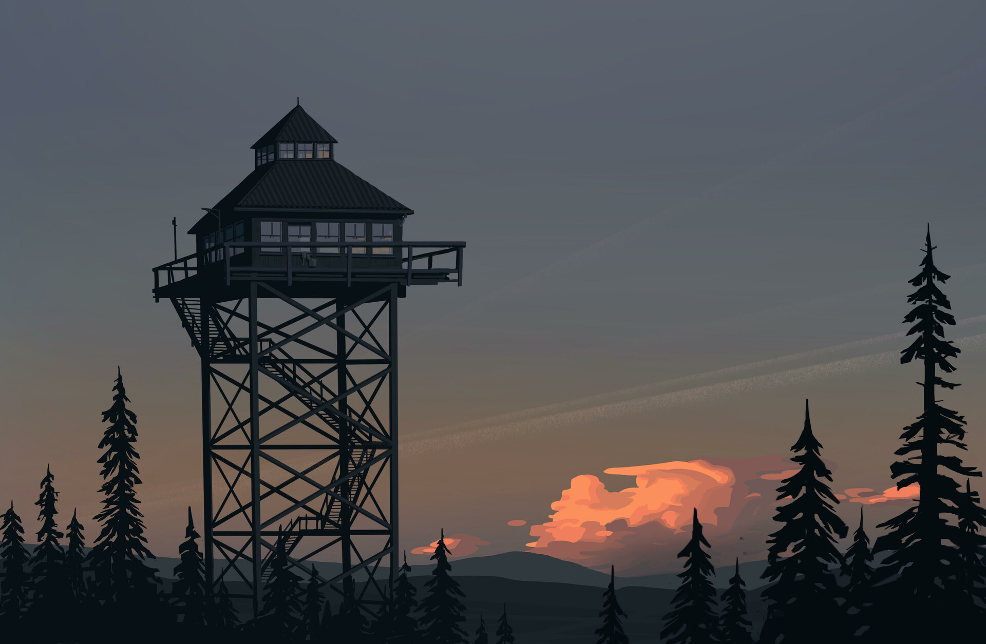ArtStation - Fire Tower Misc