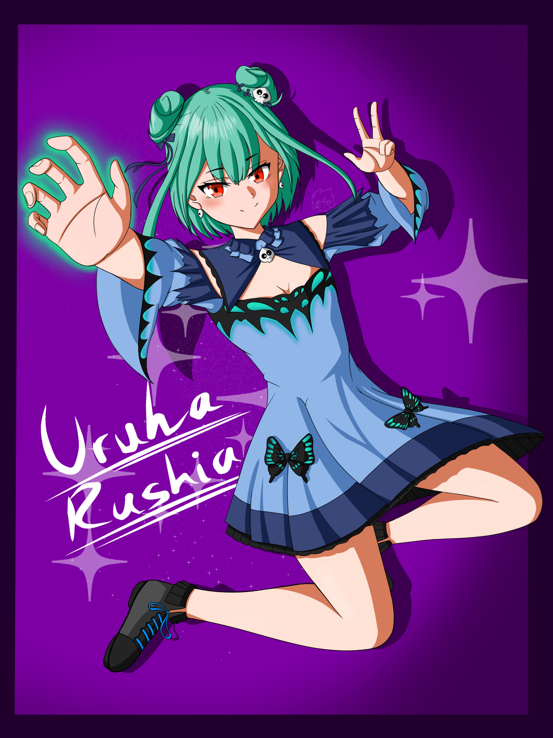 ArtStation - Uruha Rushia Drawing!