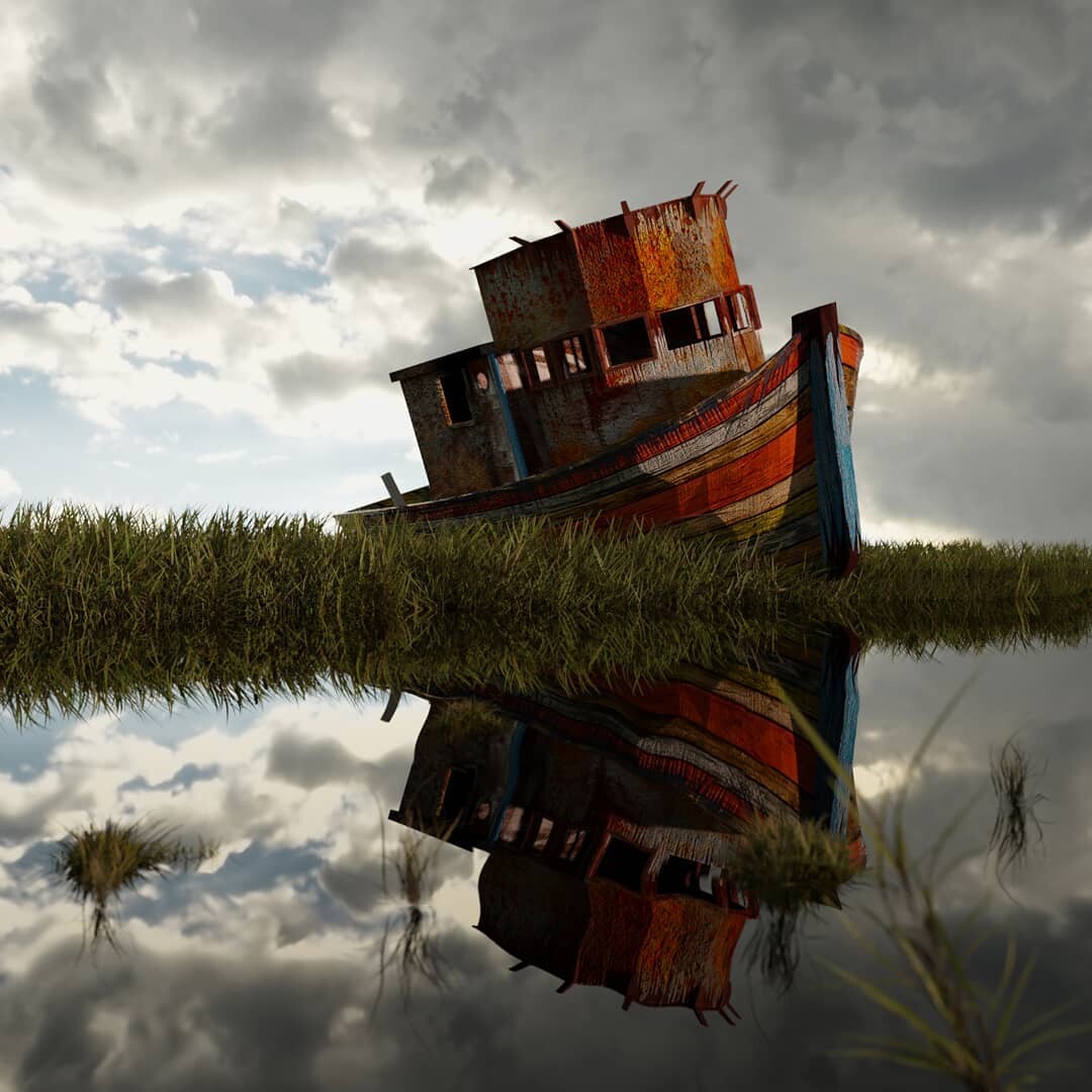 ArtStation - The lost ship