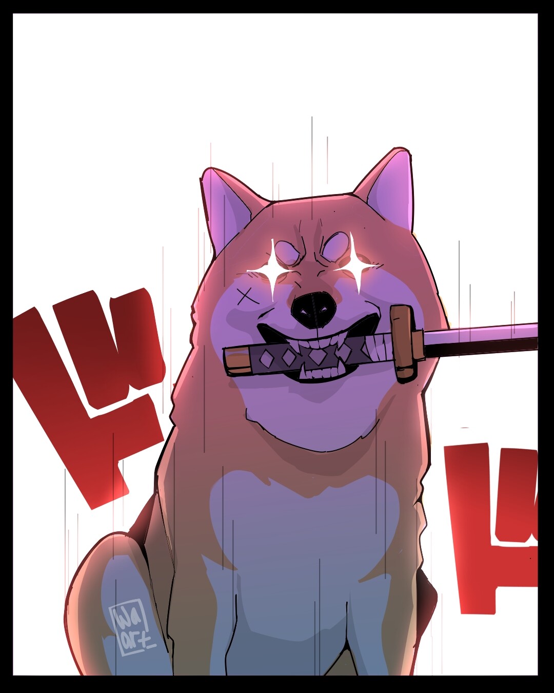 ArtStation - Angry doggo