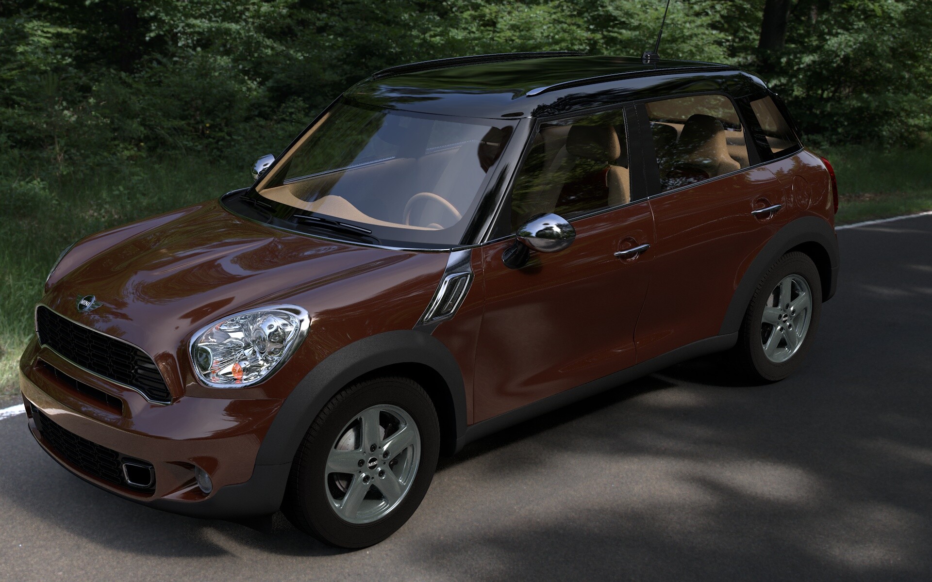 ArtStation - MINI Cooper Countryman 2010