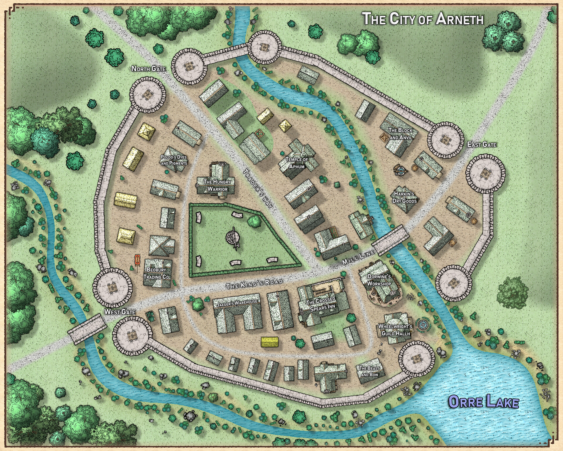 ArtStation - The City of Arneth