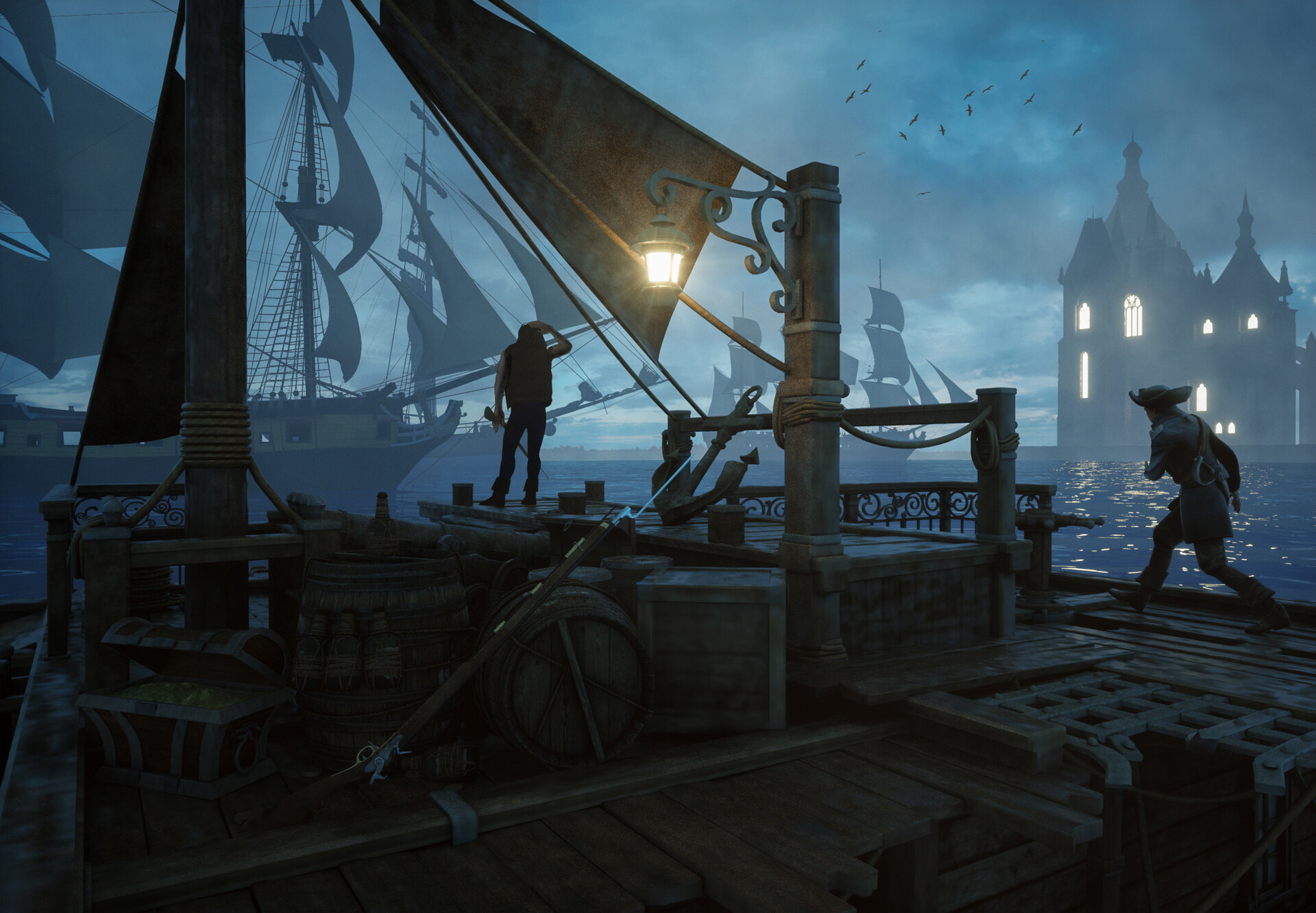 ArtStation - Old harbor