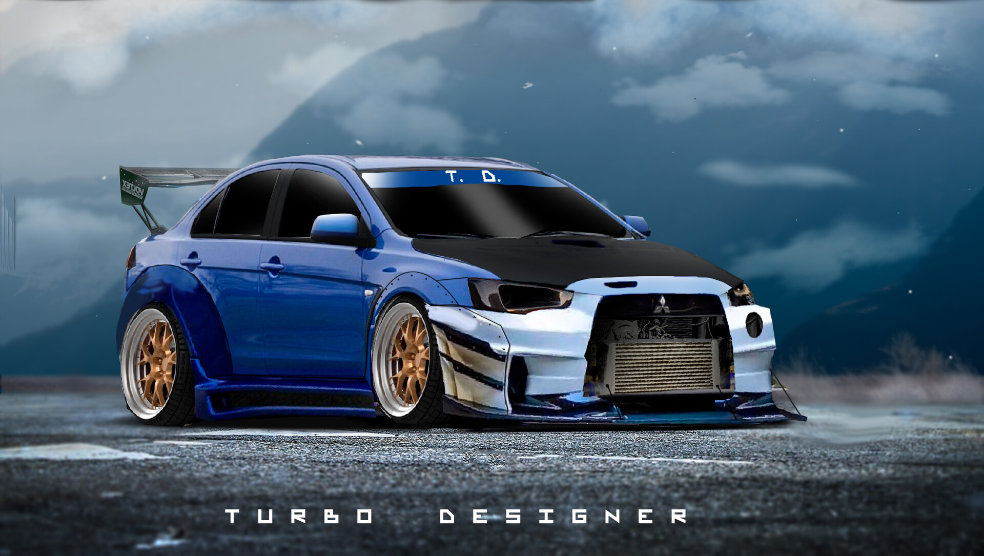ArtStation - Concept Car MITSUBISHI EVO