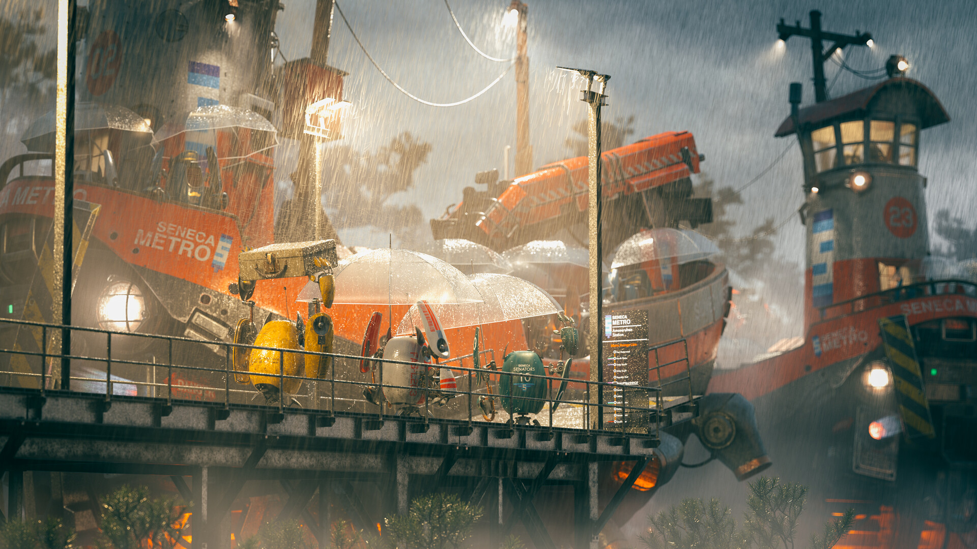 ArtStation - Oh Good, The Bus Is Here - Pixar's RenderMan Shipshape Art ...