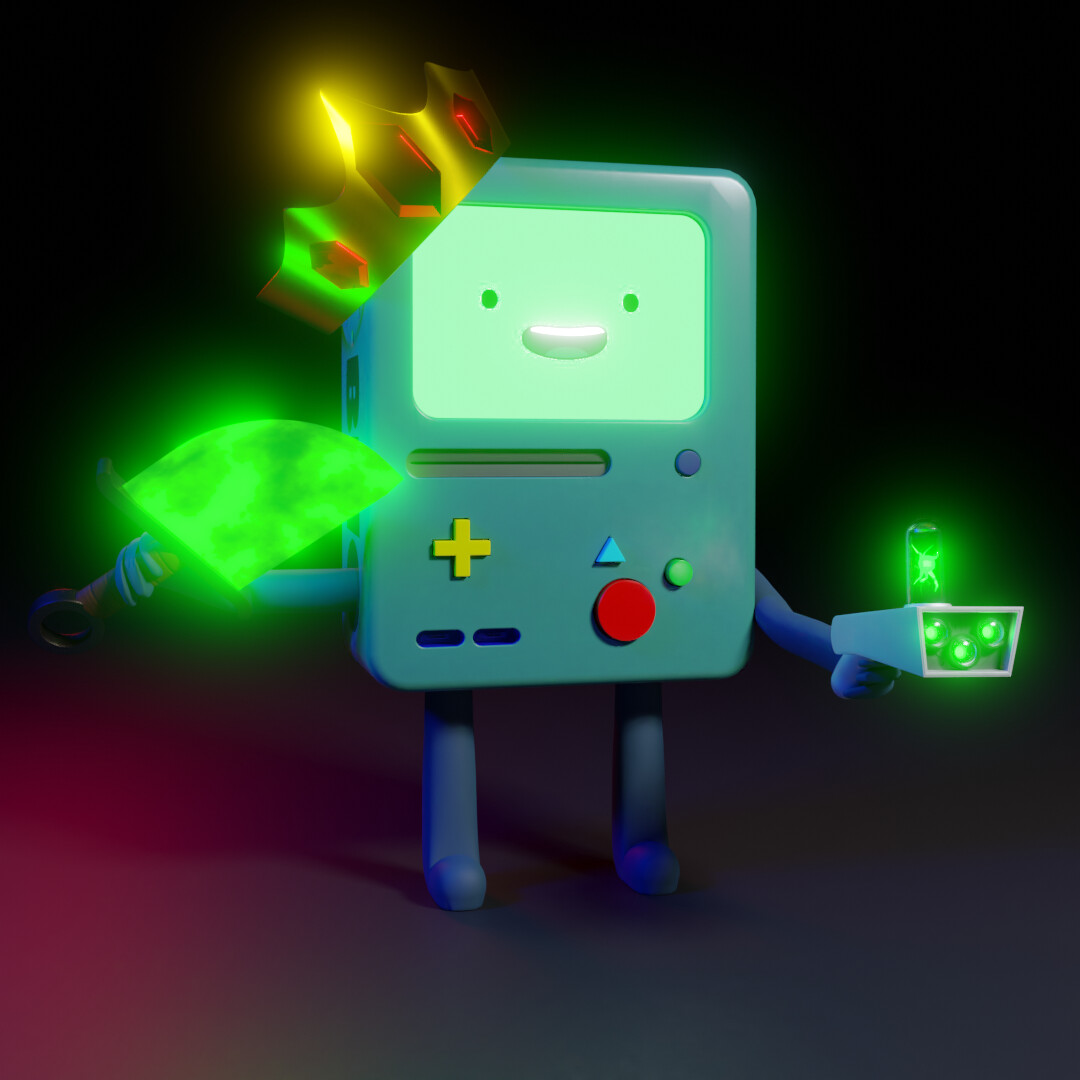 ArtStation - Adventure time B.M.O
